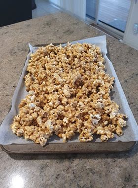 Caramel & Nut Popcorn Snack | bunch