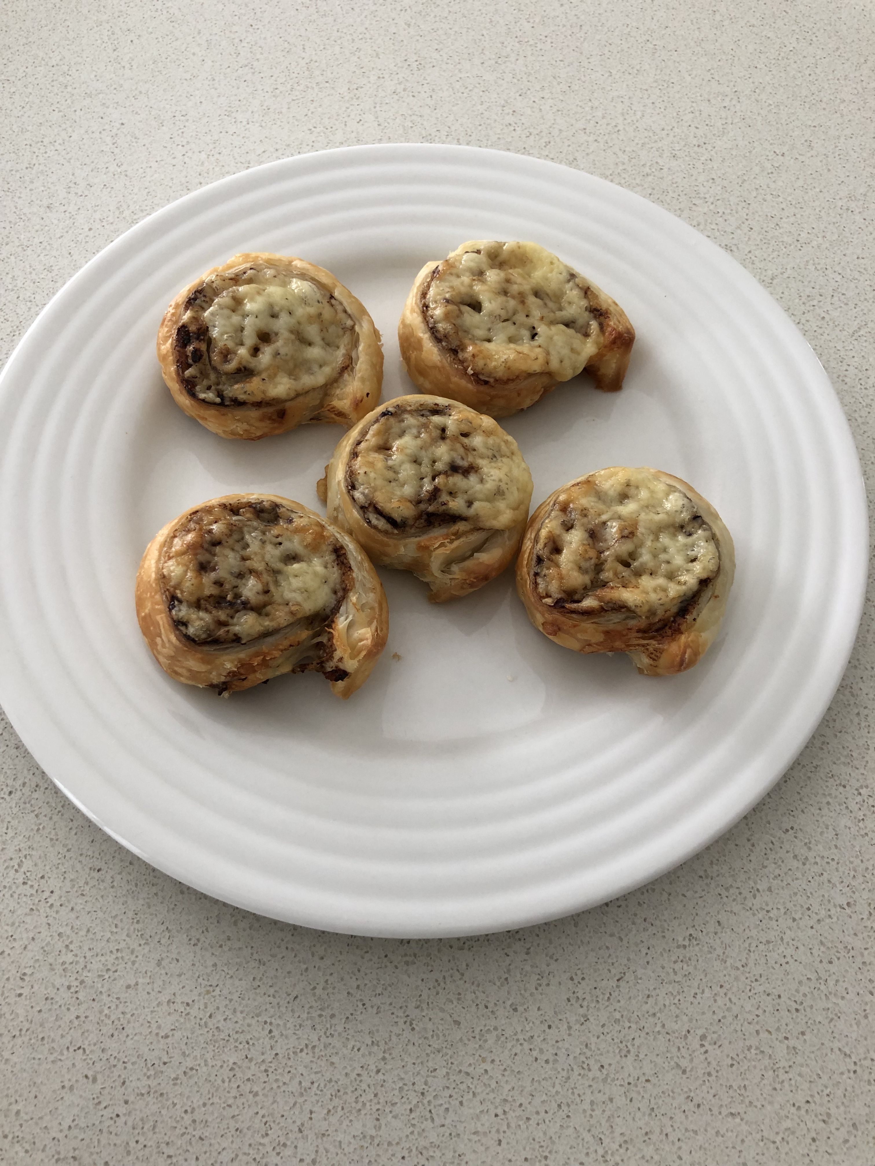 Cheesymite pinwheels | bunch