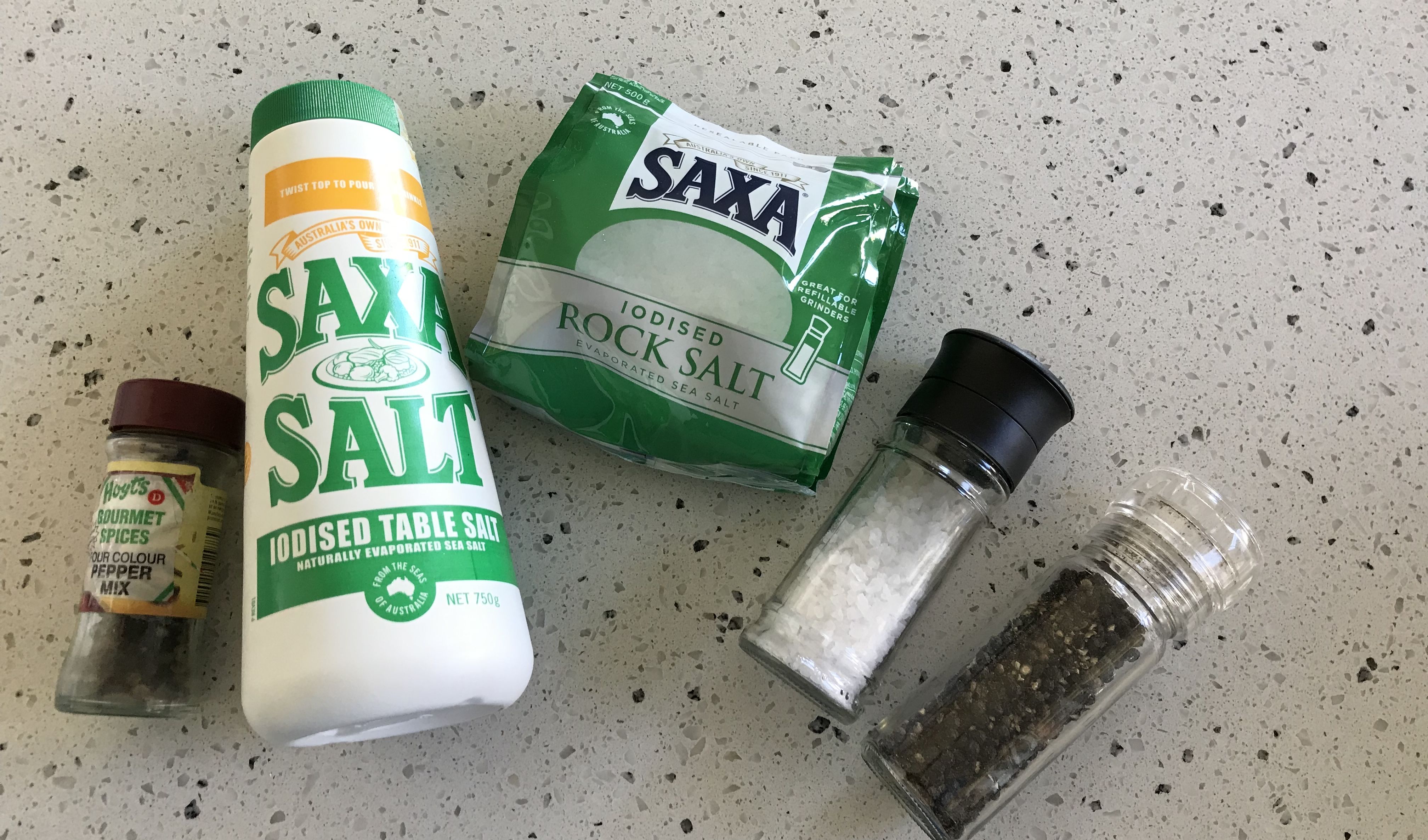 Salt and pepper | bunch