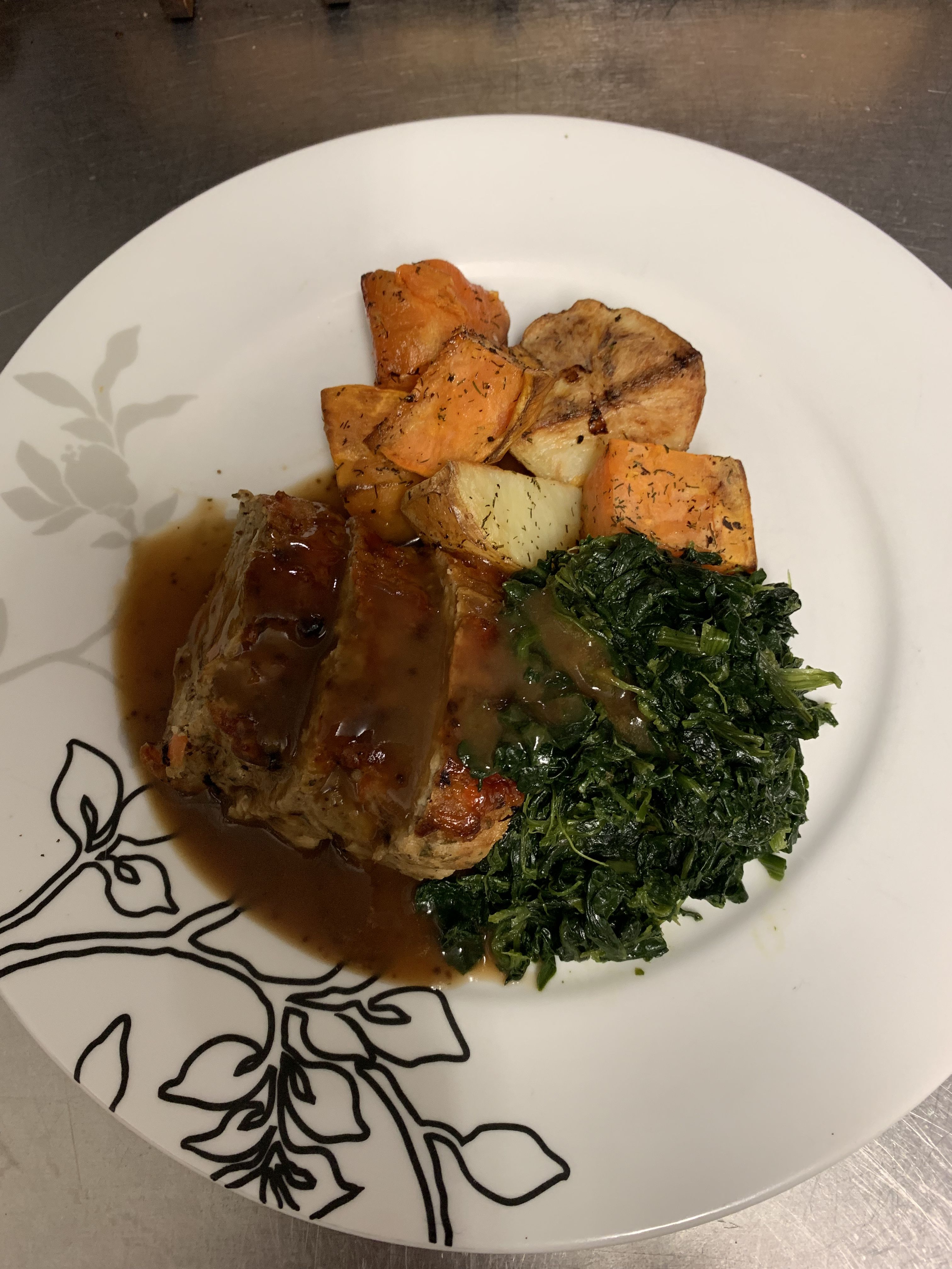 Chicken Loaf with Olives, Fetta and Vegetables | bunch