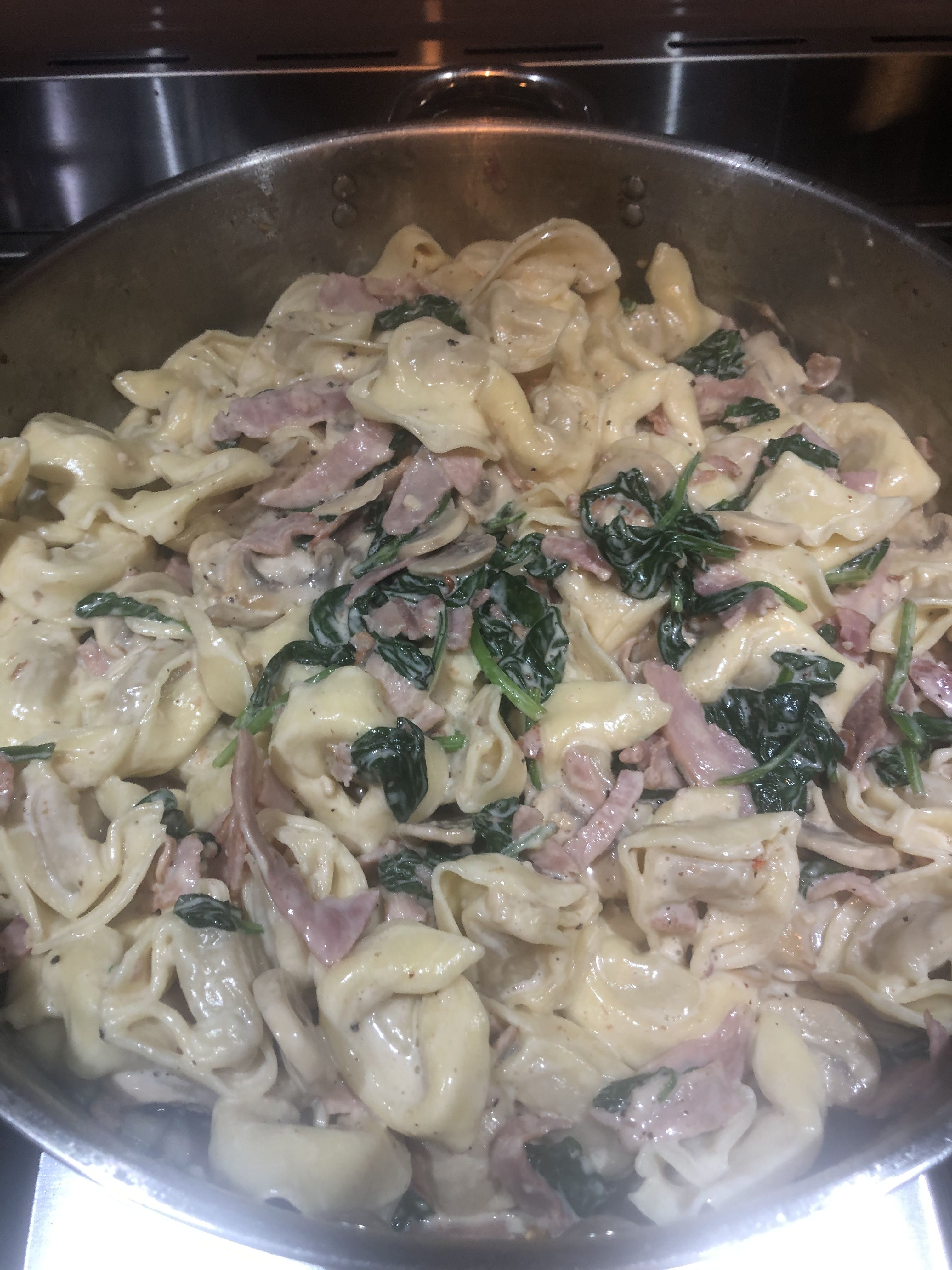 Bacon and Mushroom tortellini | bunch