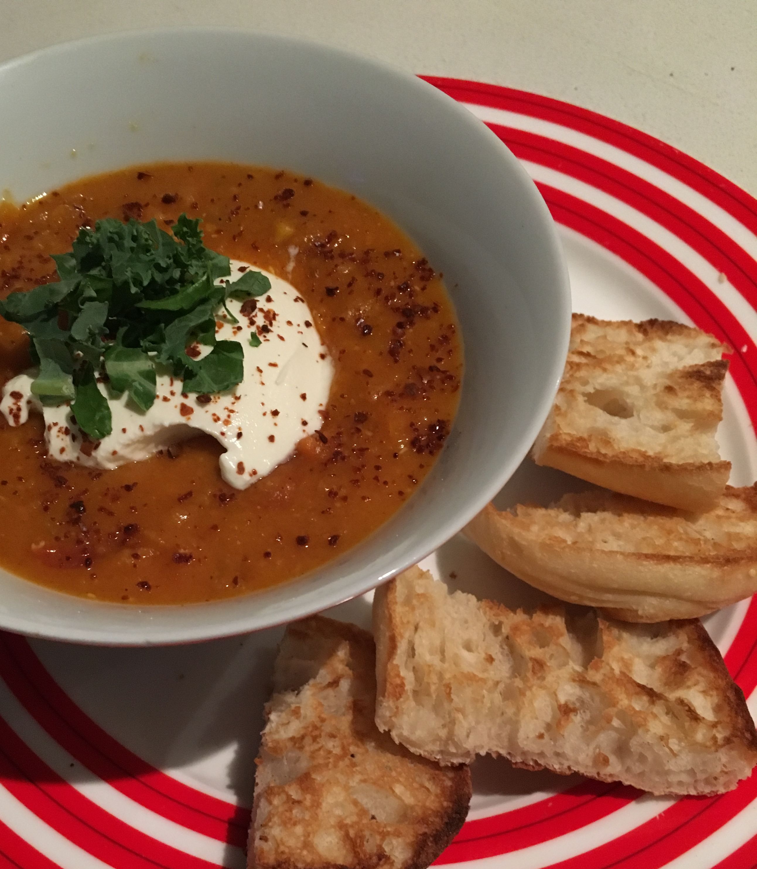 Moroccan Red Lentil Soup | bunch