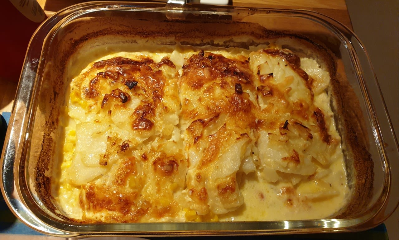 Cheesy potato bake | bunch