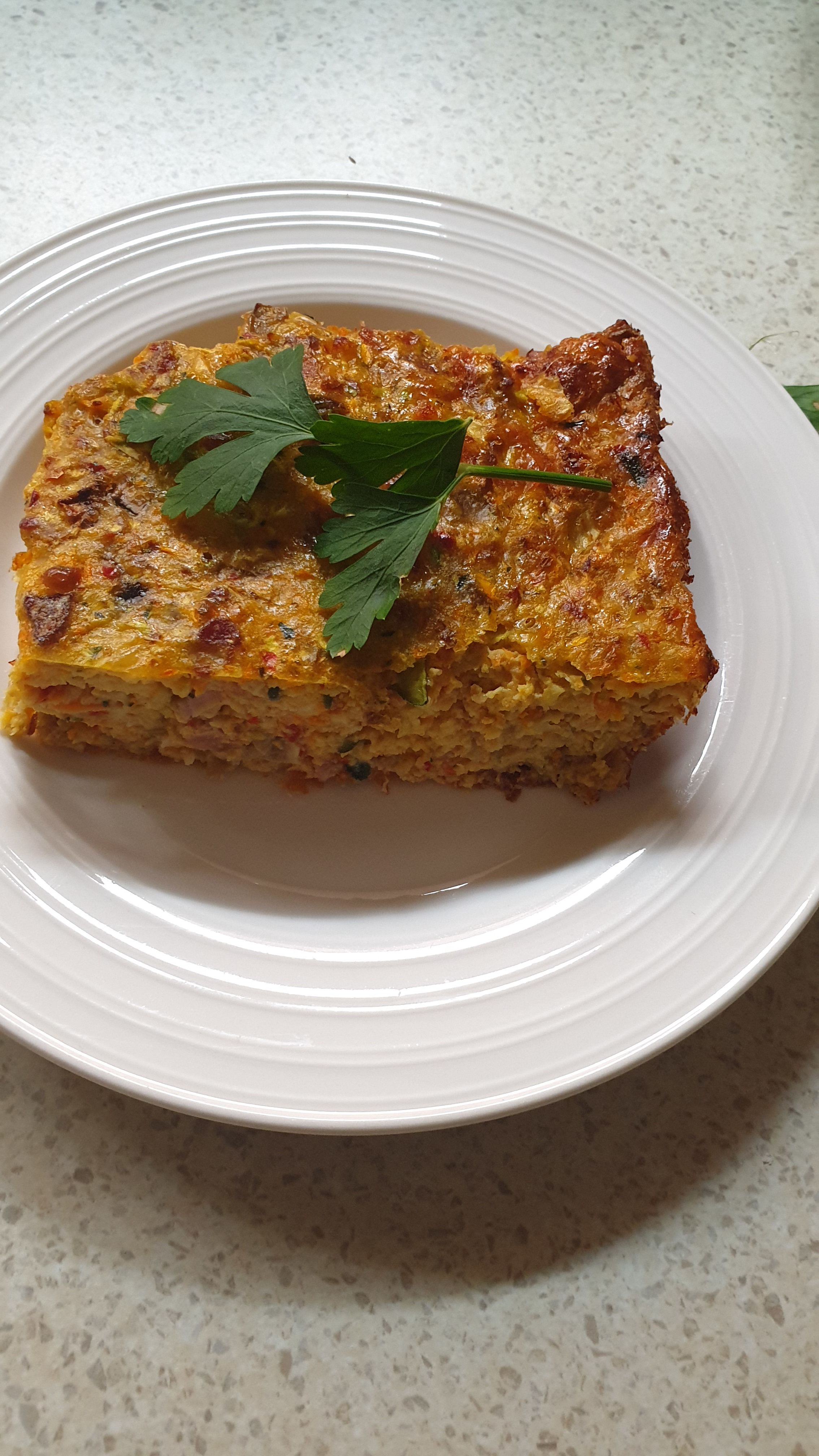 Veggie and Bacon slice | bunch