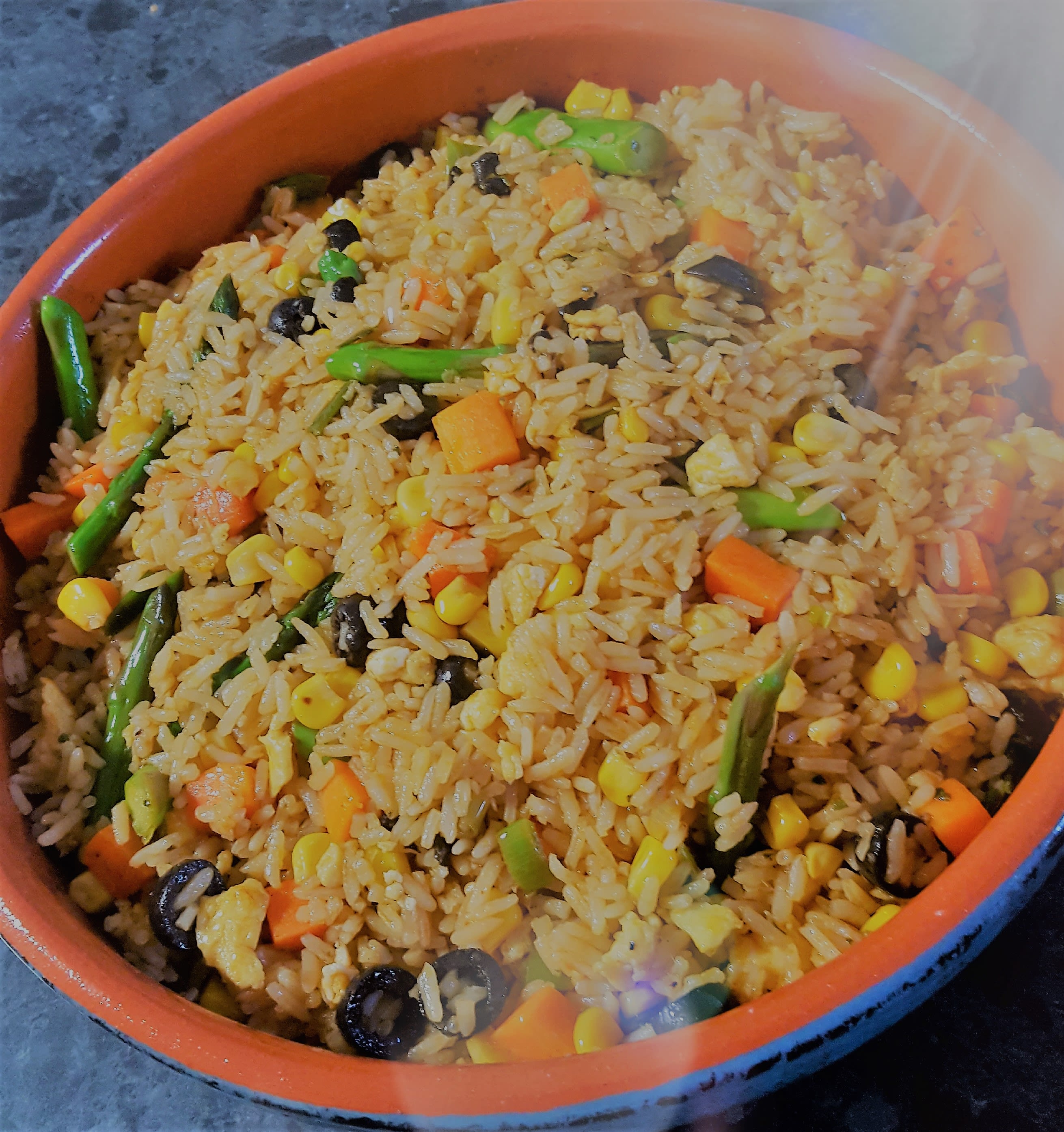 Olive Curried Fried Rice | bunch