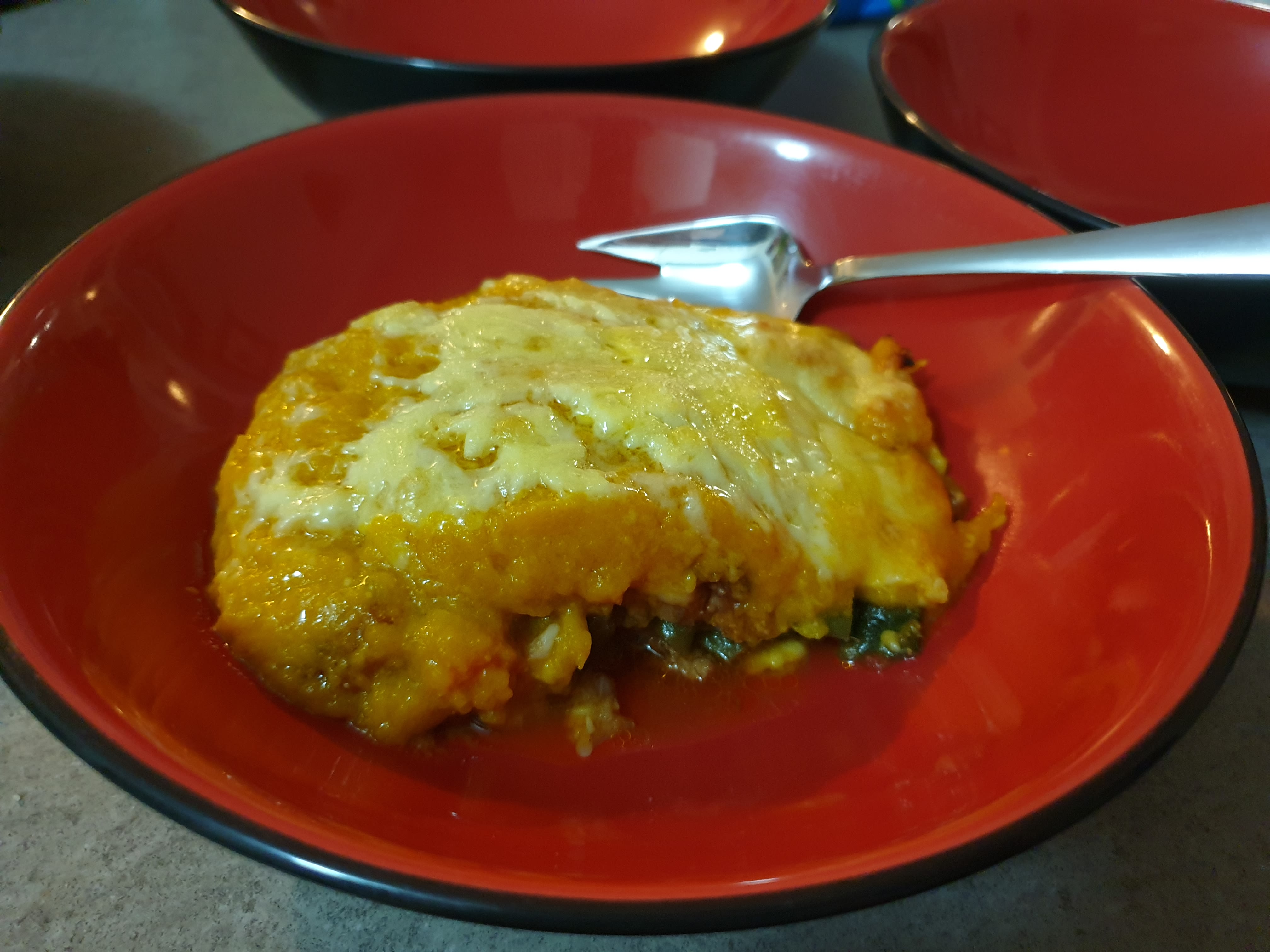 Roast Pumpkin Shepherds Moussaka Pie | bunch