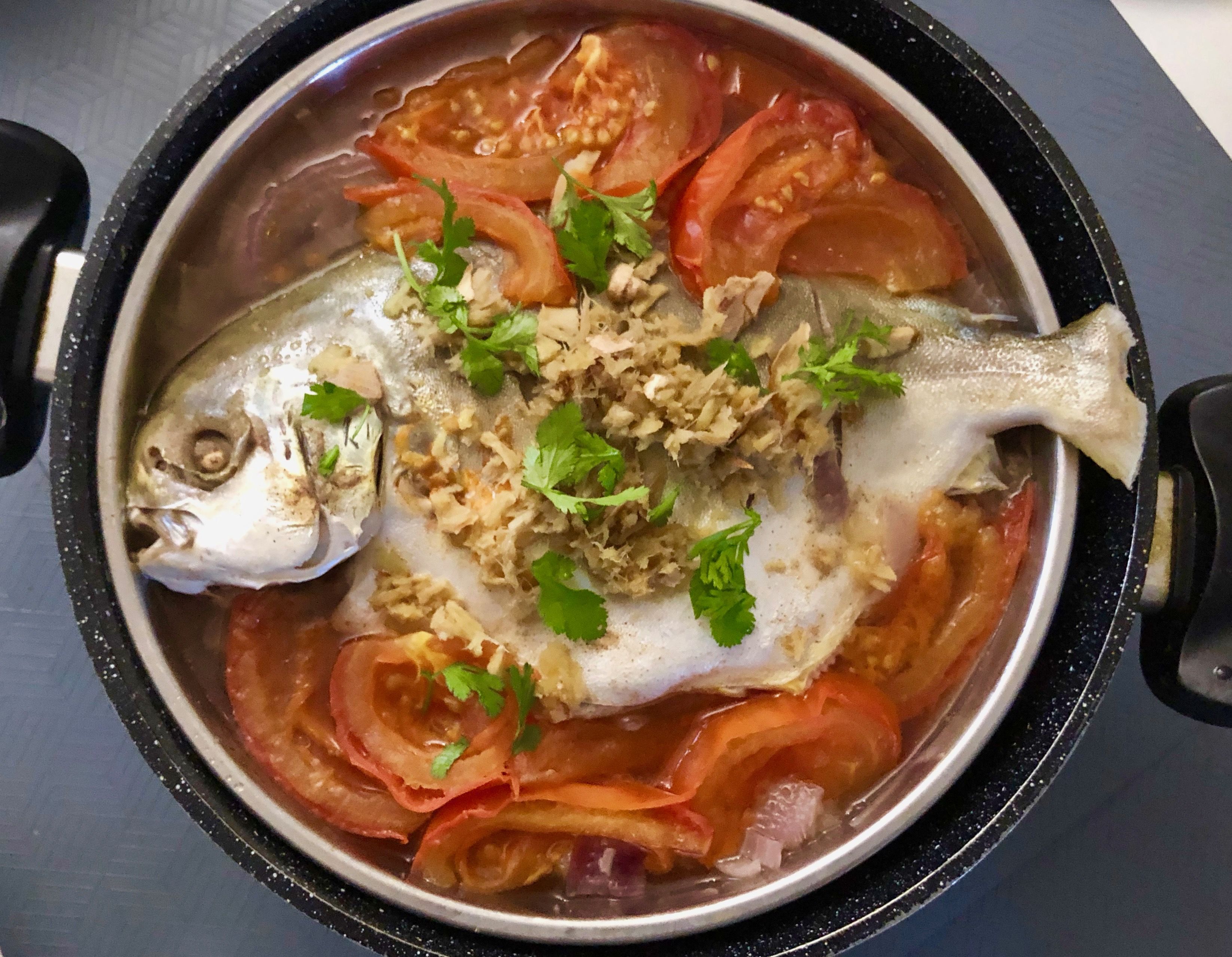 Steamed Pomfret Fish | bunch