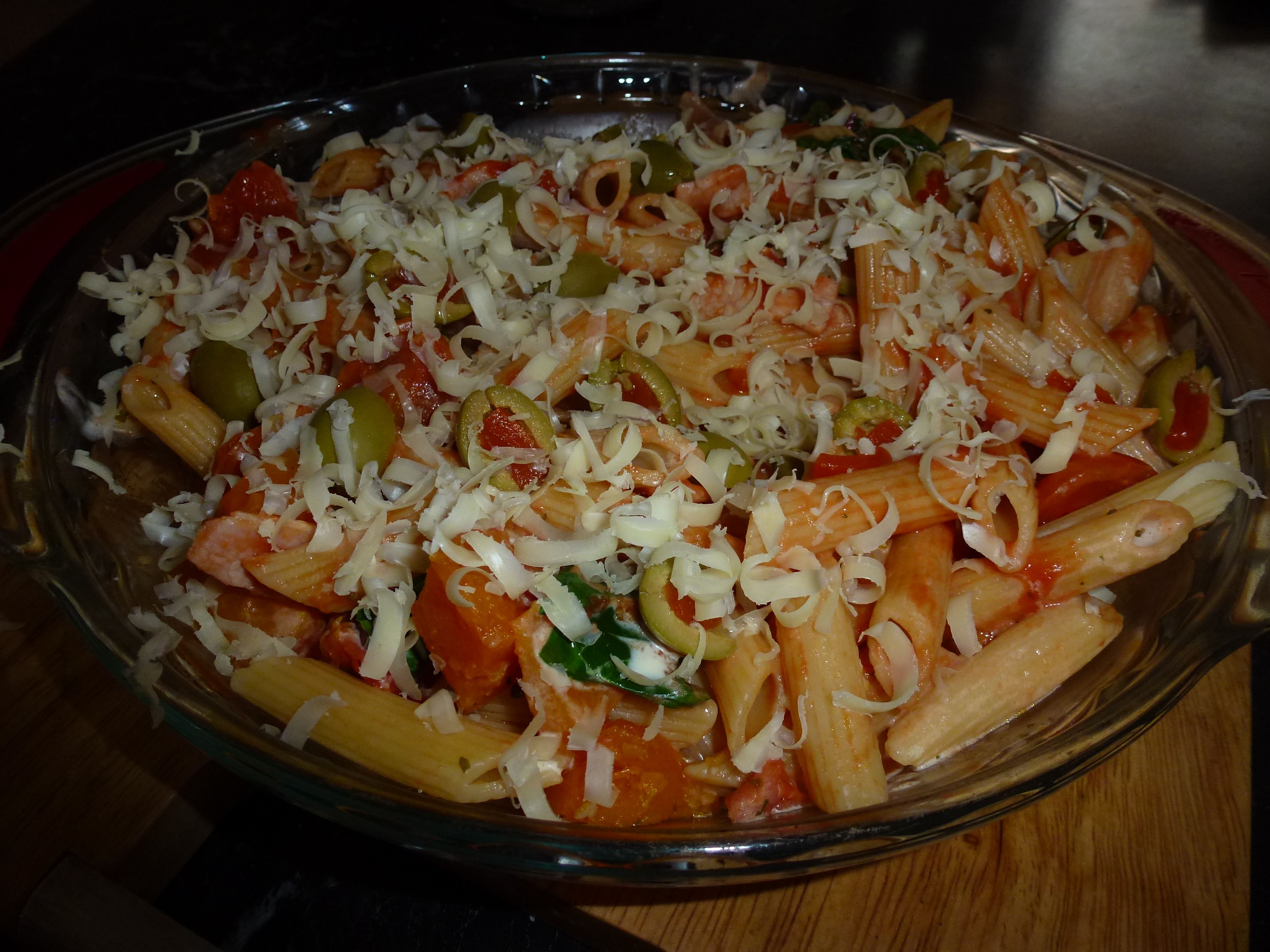 Pumpkin, Tomato & Spinach Pasta | bunch