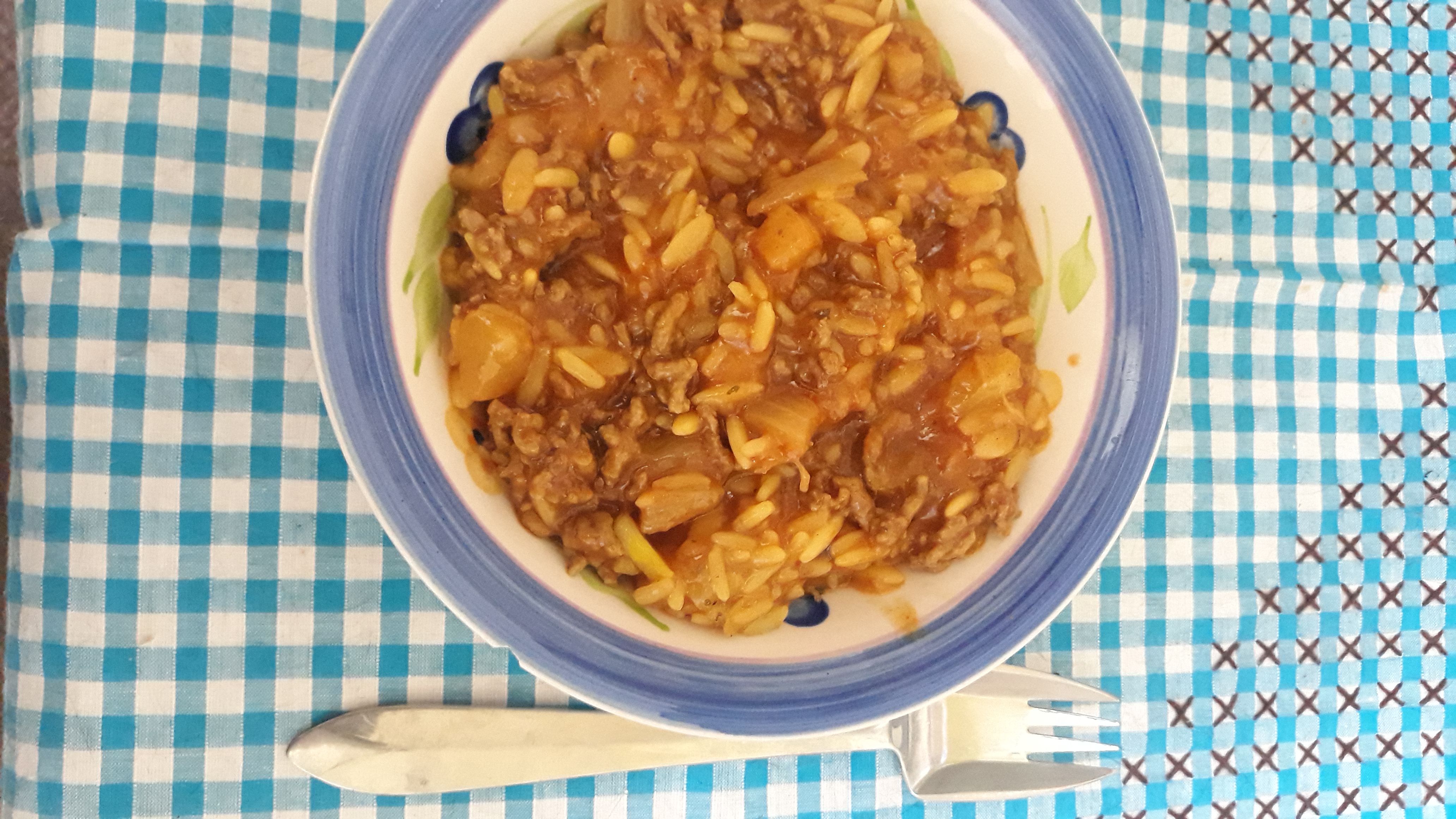 Retro curried mince | bunch