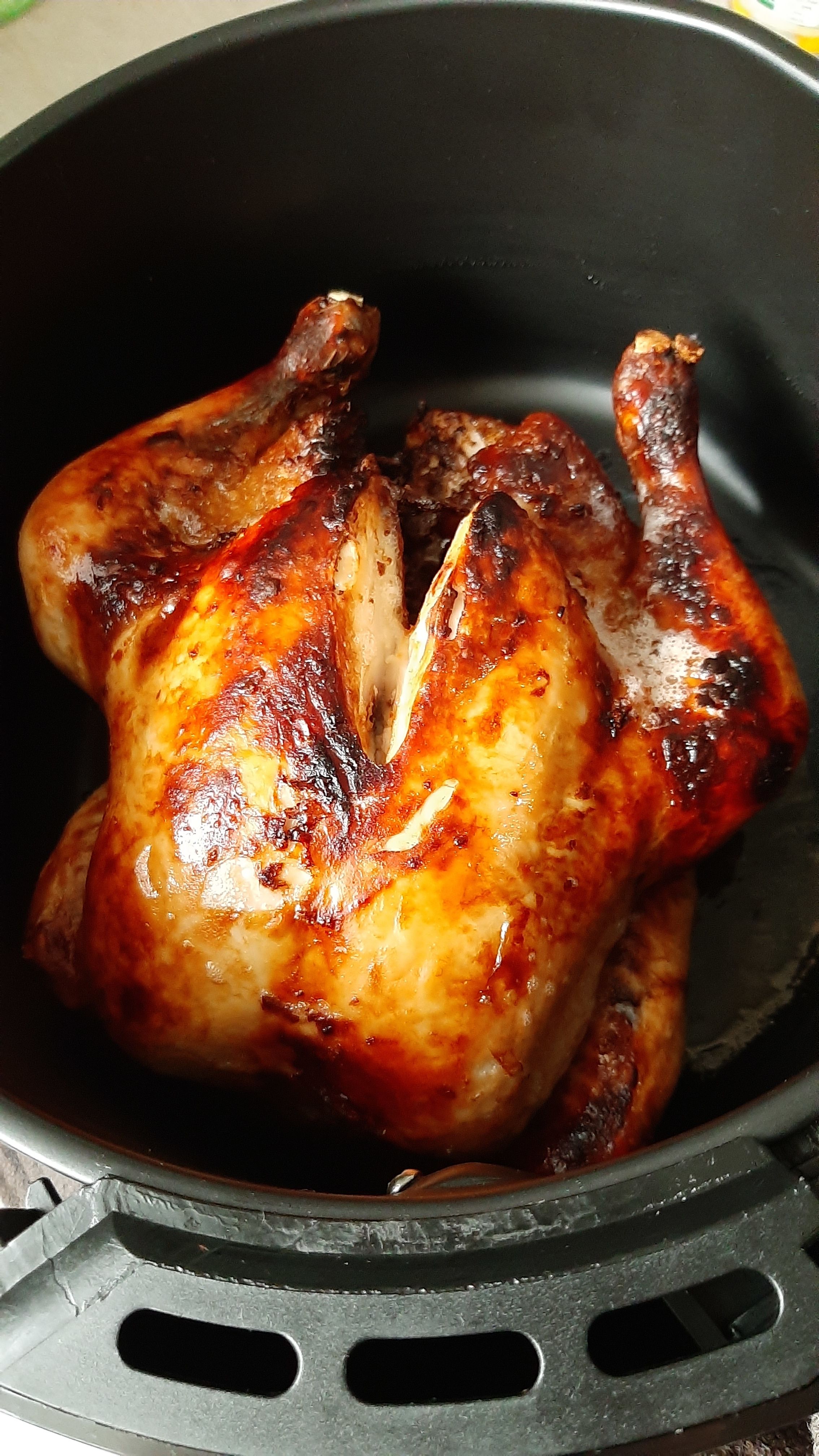 Apricot glazed whole chicken | bunch