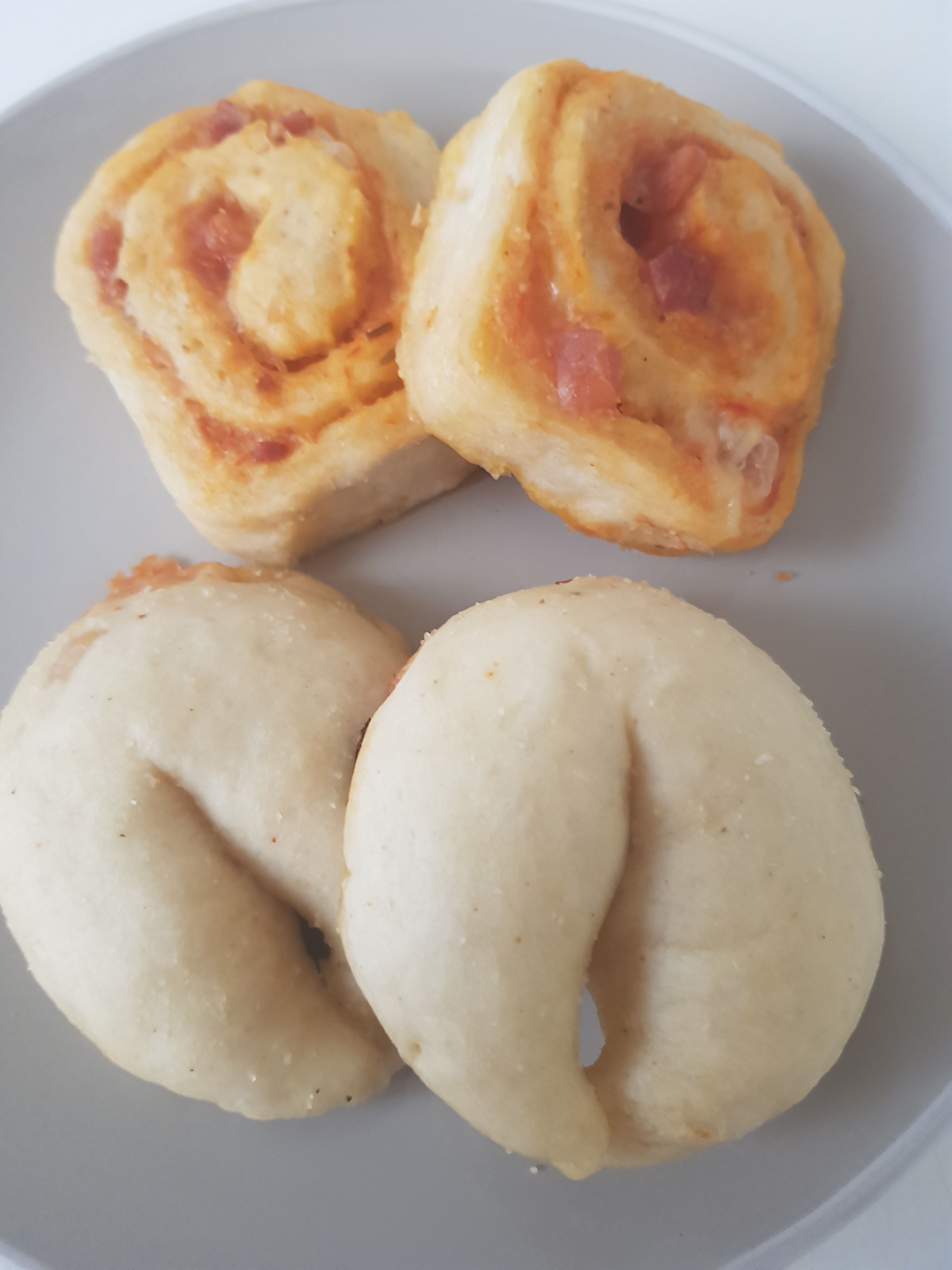 Cheese and bacon scrolls and pockets | bunch