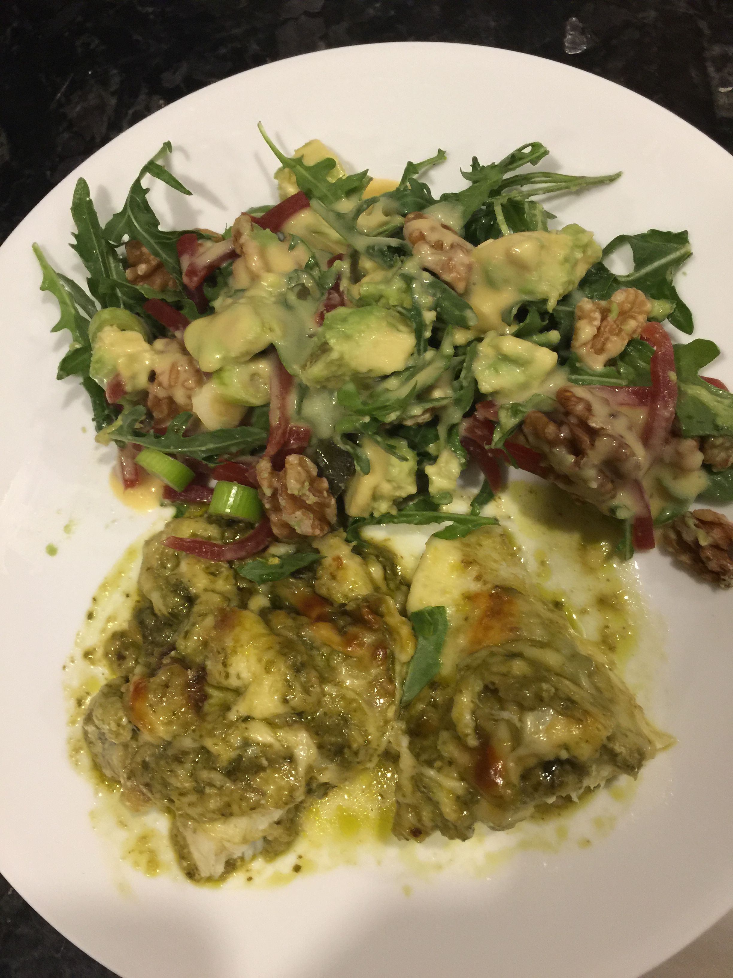 Baked Pesto Fish (or Chicken) | bunch