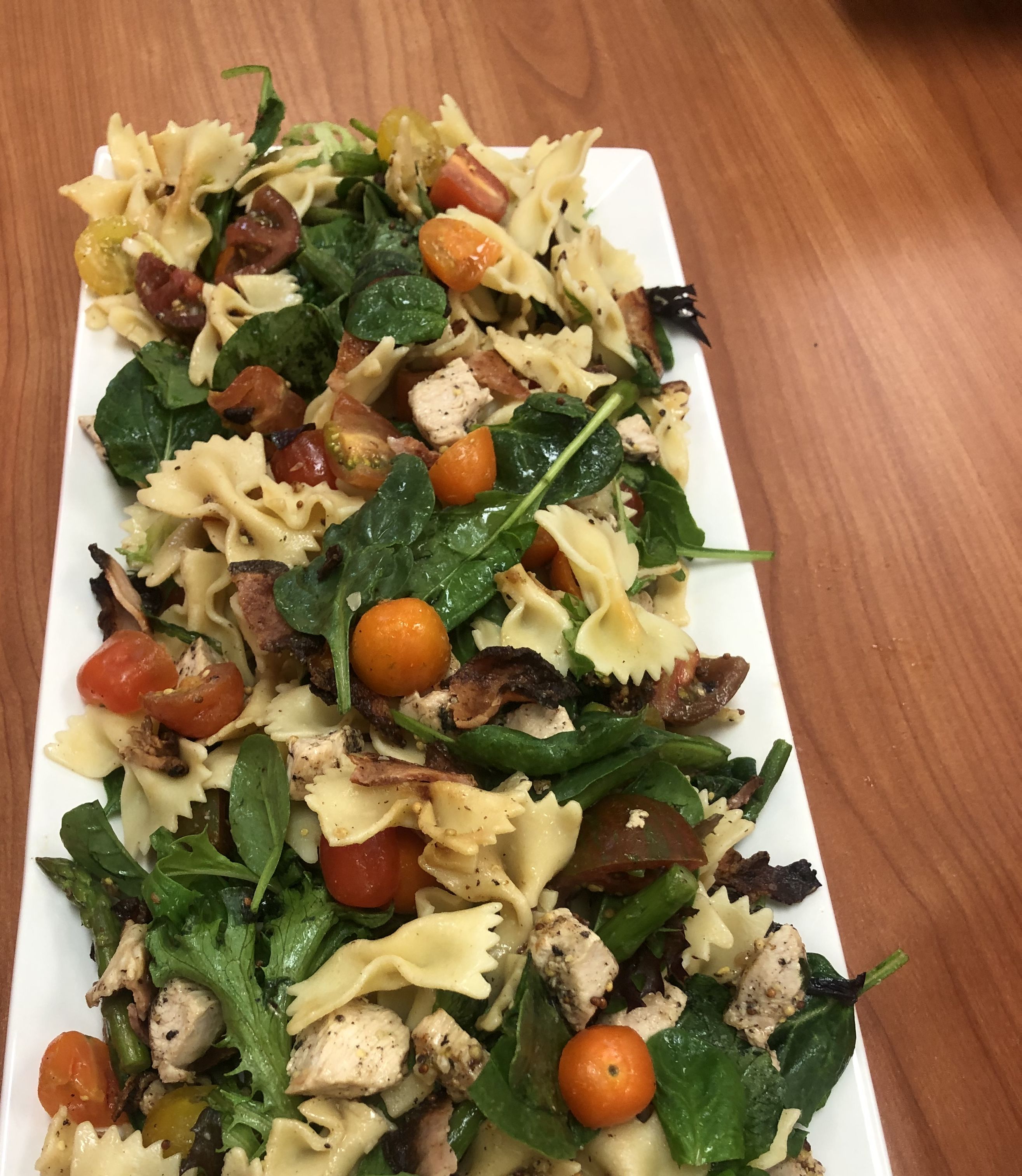 Chicken BLAT pasta salad | bunch