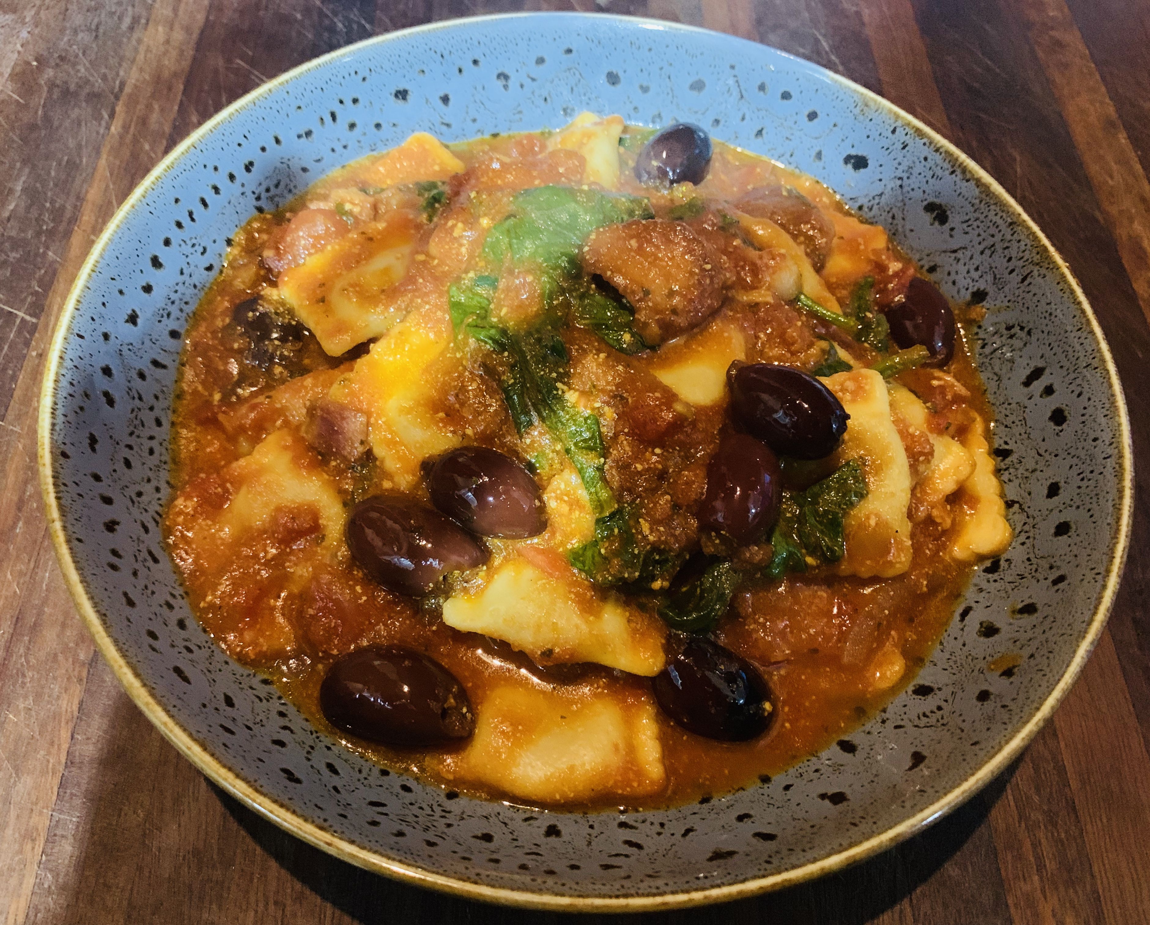 Mediterranean Inspired Pumpkin and Fetta Ravioli | bunch