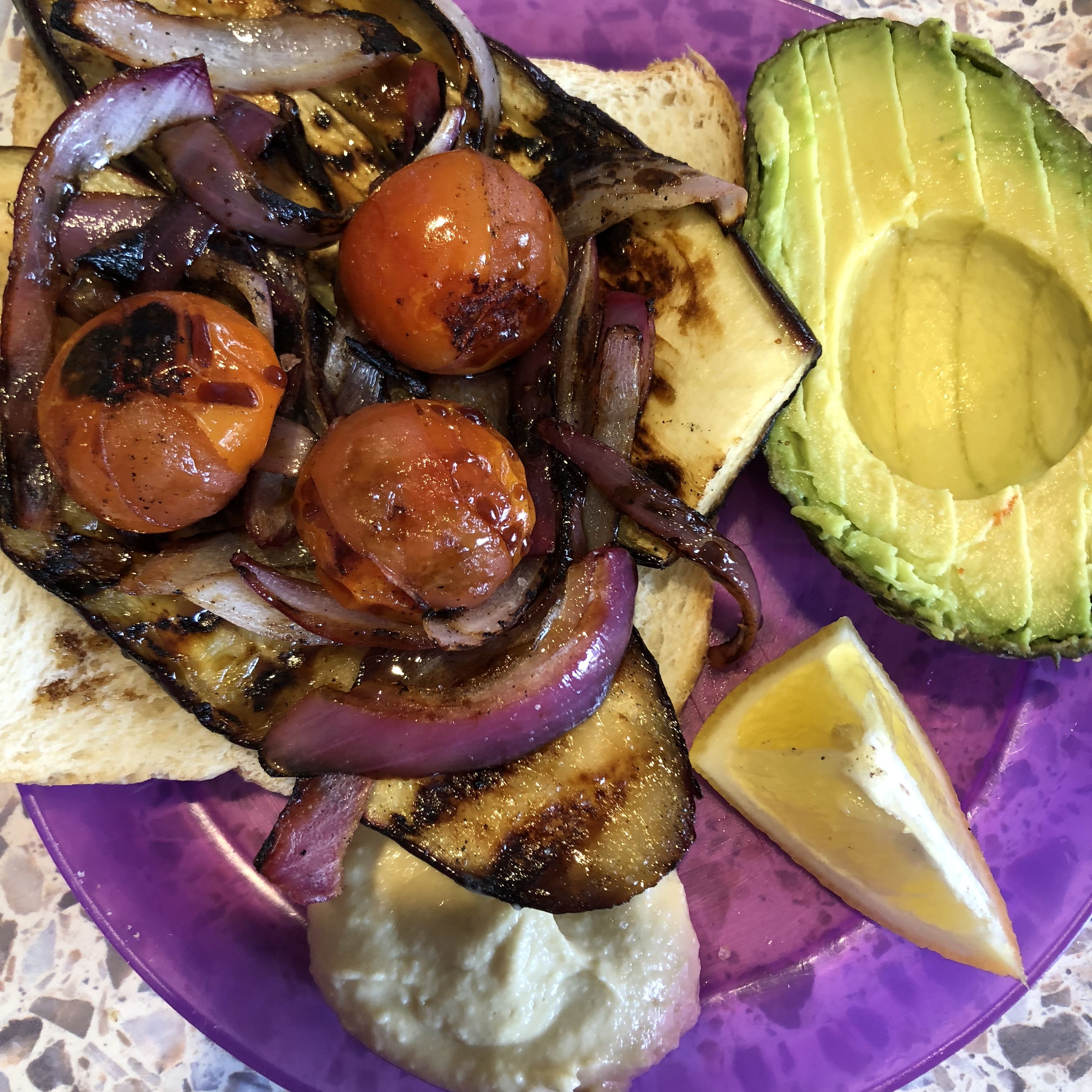 Vegetarian grilled halloumi breakfast | bunch