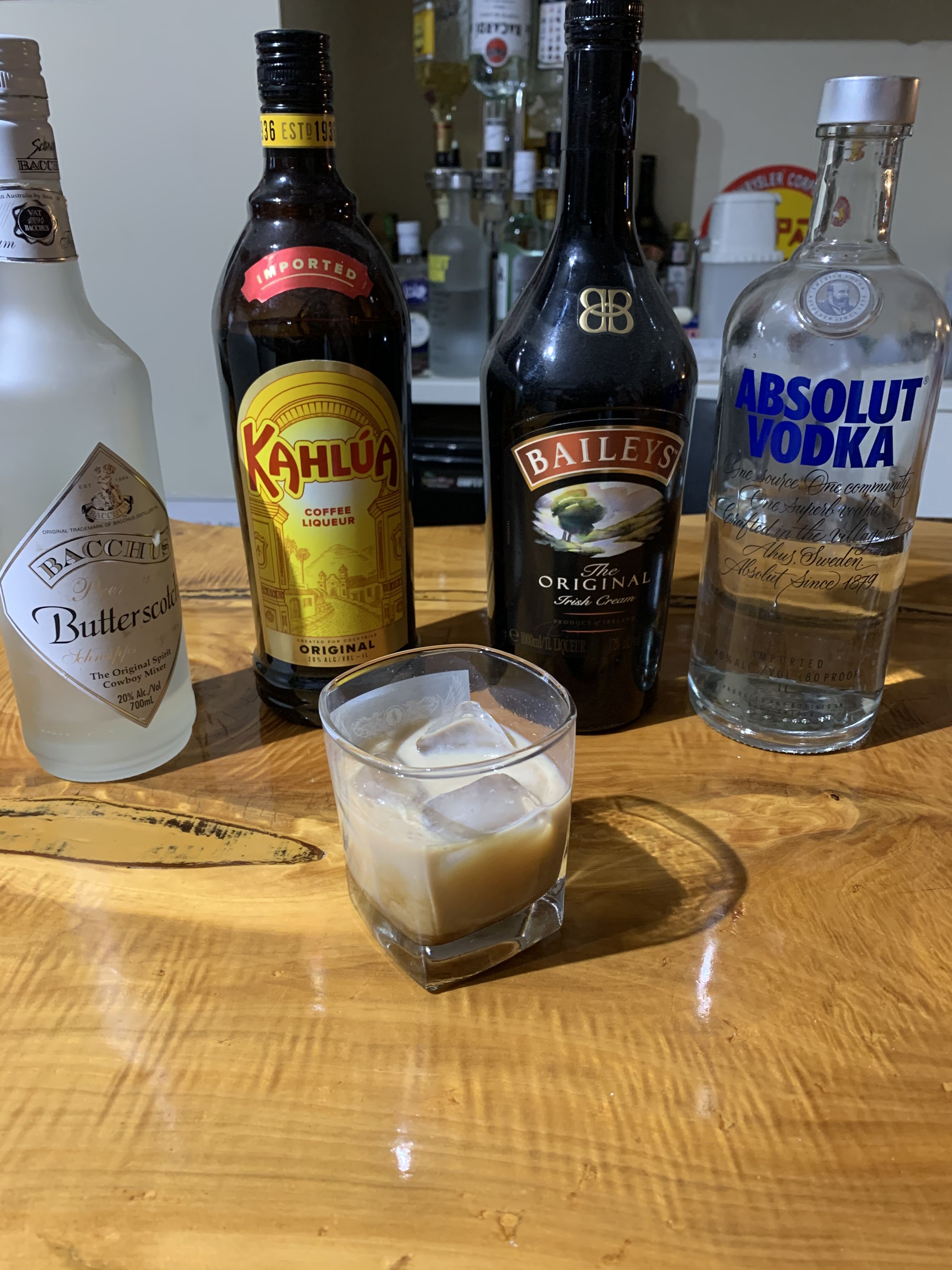 Butter finger cocktail | bunch