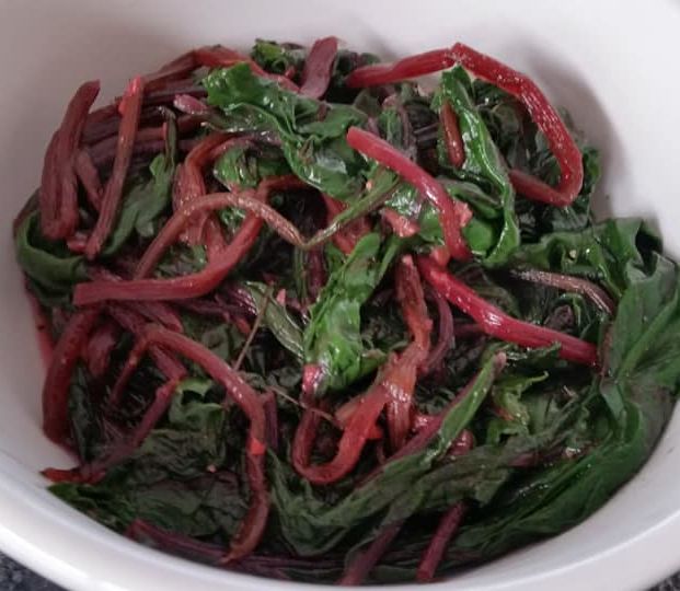 Sauteed Beetroot Leaves | bunch