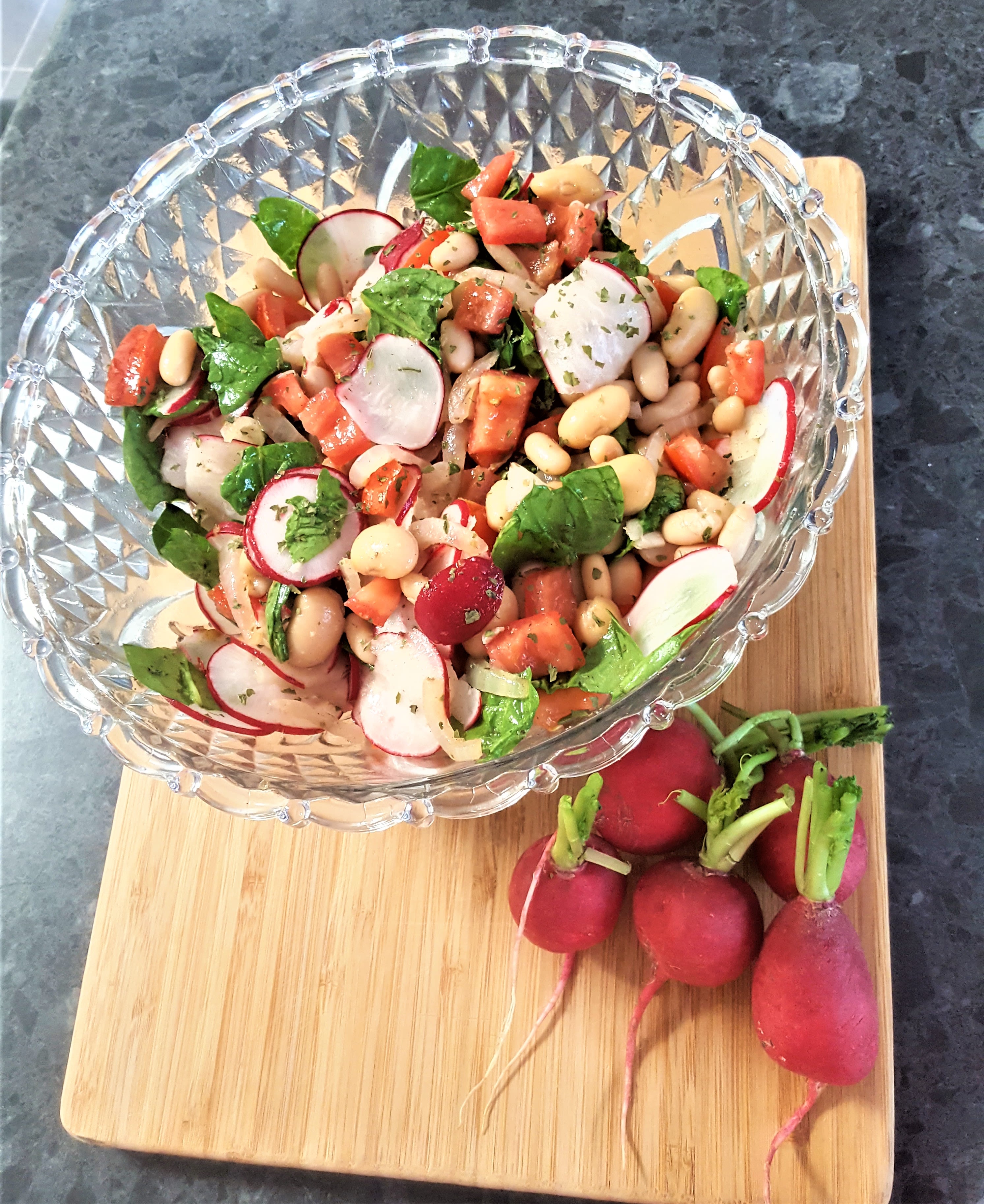 Radish, Bean and Tomato Salad | bunch