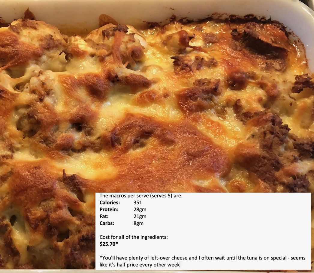 Tuna/Cauliflower bake (Low Carb) | bunch