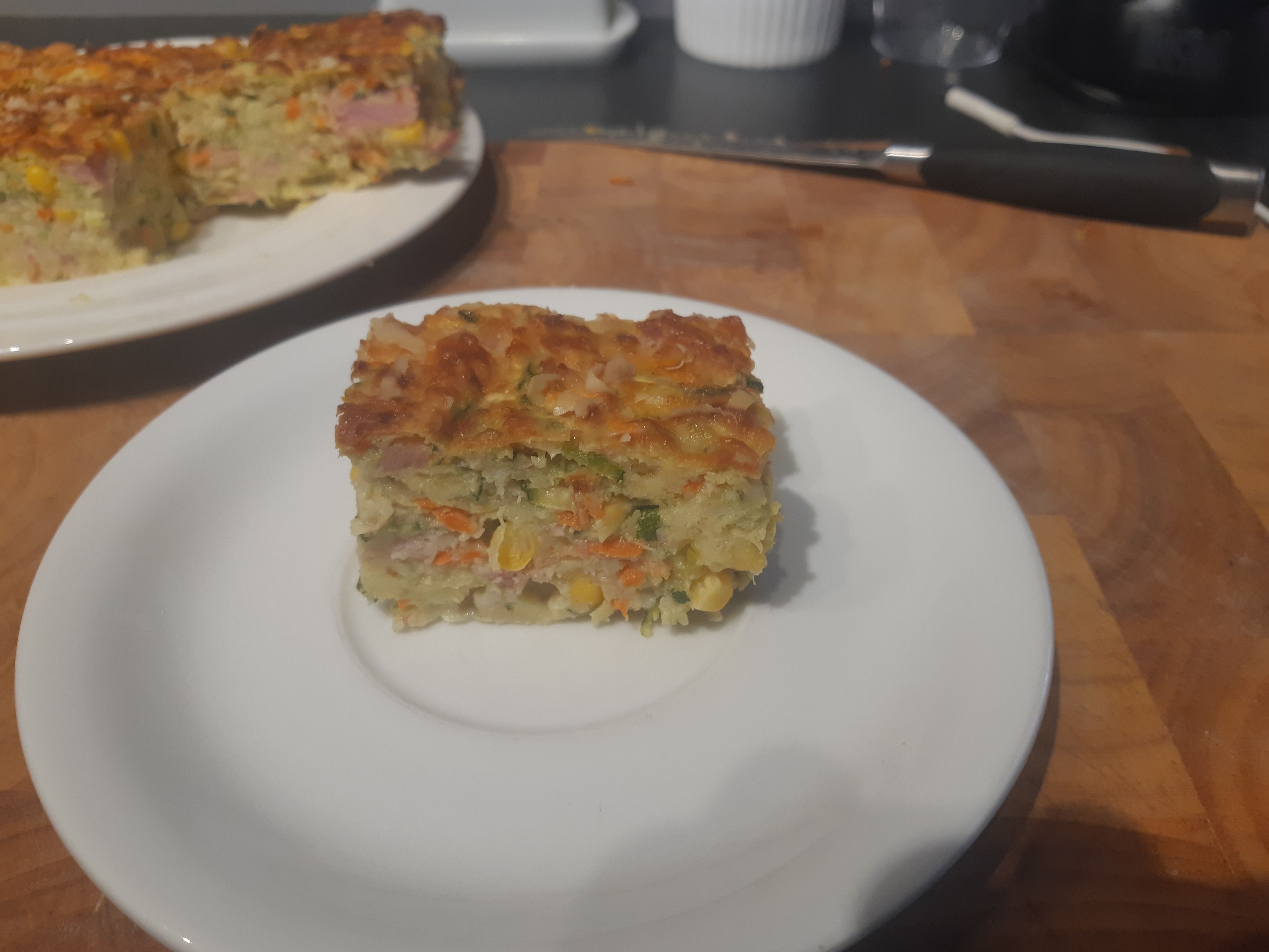 Vegetable /Ham slice | bunch