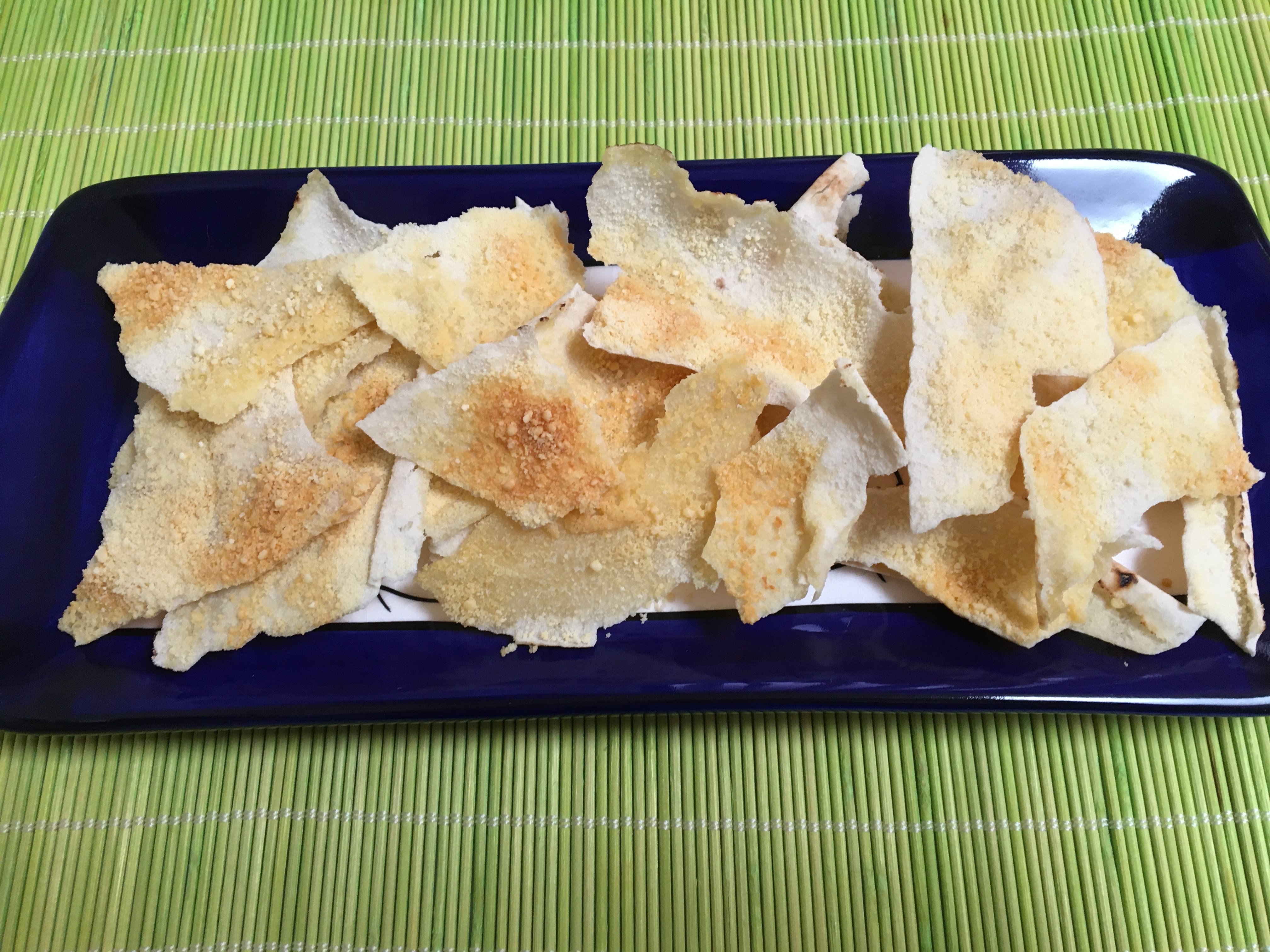 Lebanese bread chips. Cheaper then chips!! | bunch