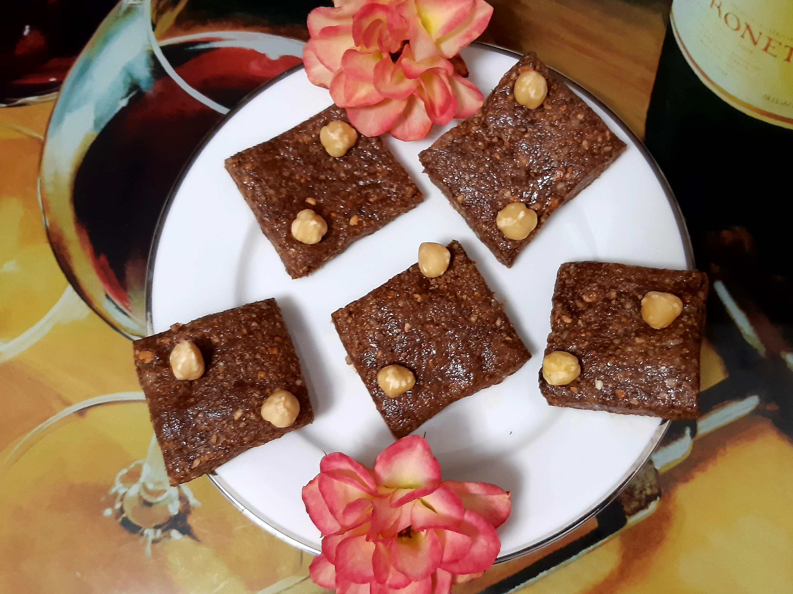 No Bake Hazelnut Slice | bunch