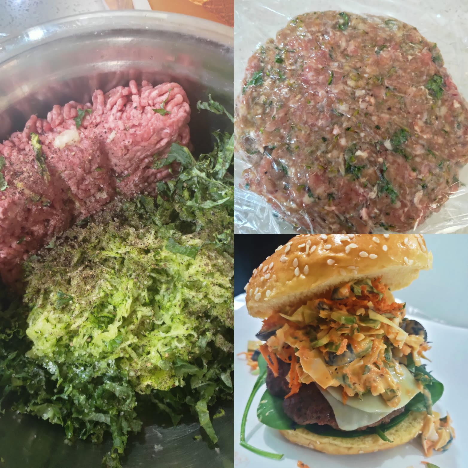 Vegetable beef patties. | bunch
