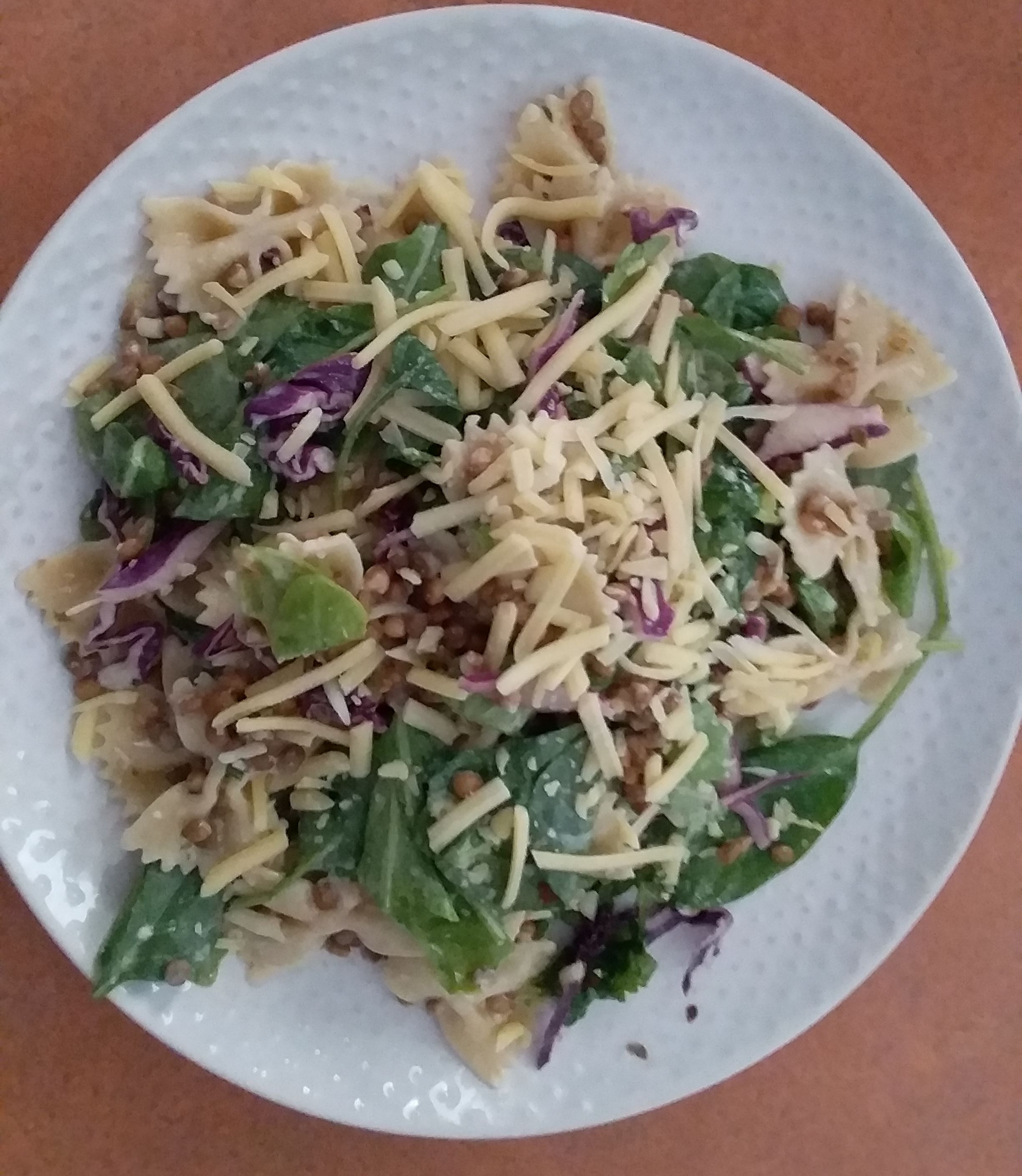 Rocket & Lentil Pasta Salad | bunch