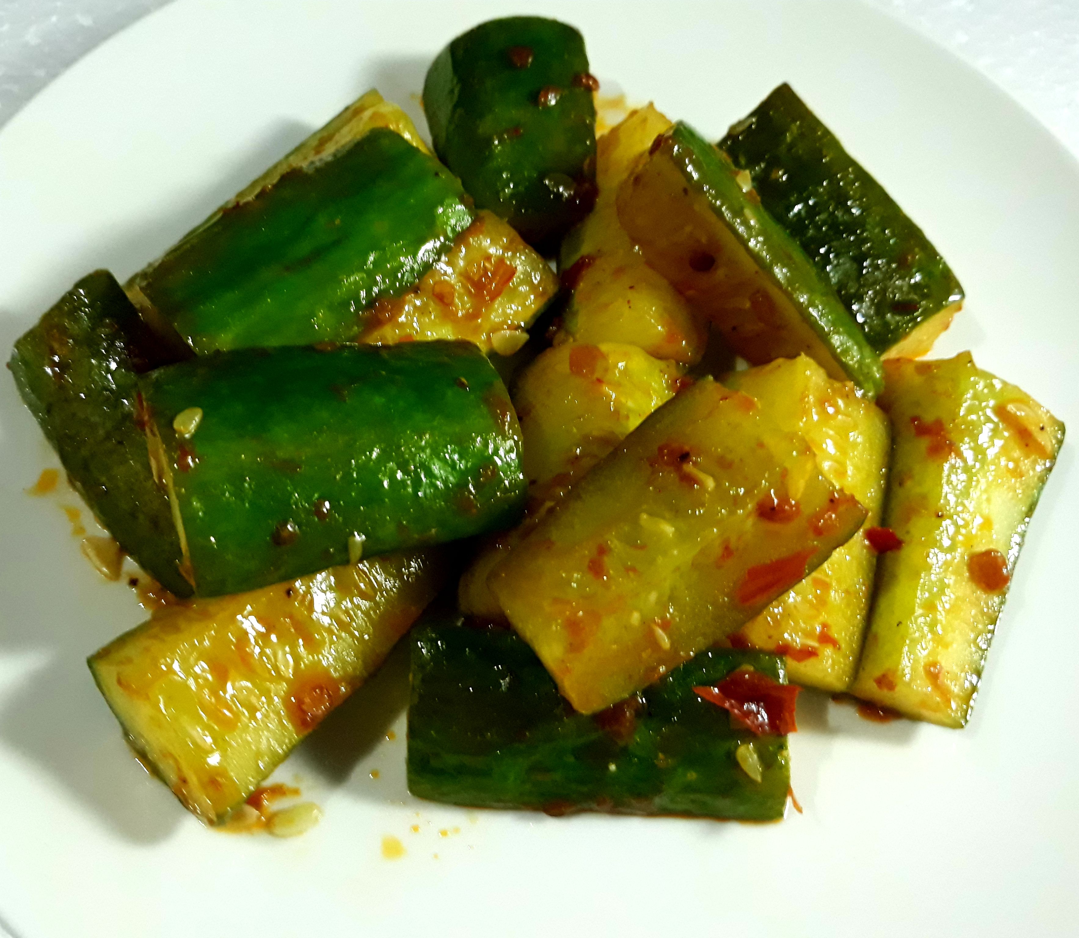 Cucumber with Chilli Bean Sauce | bunch