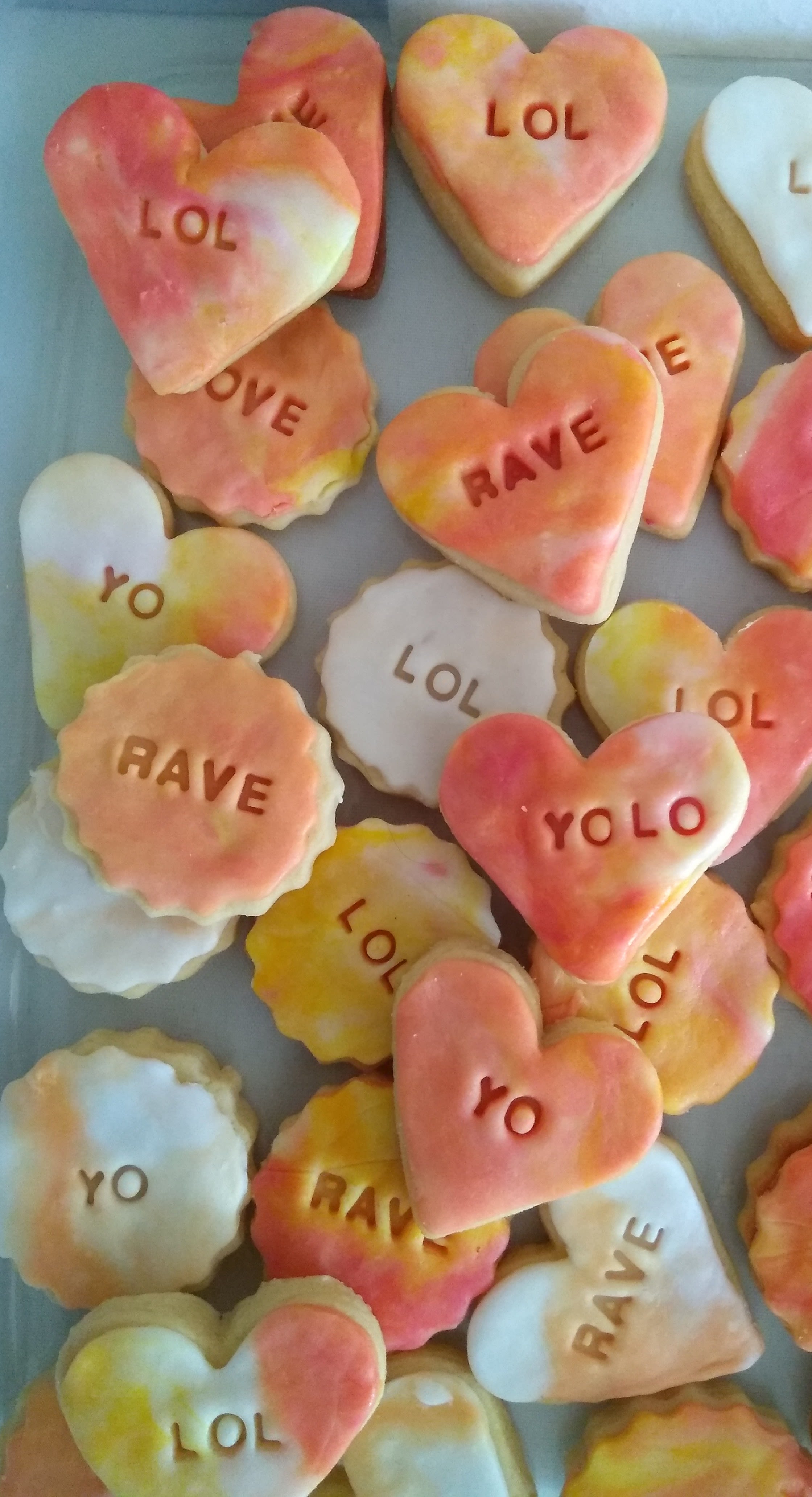 Marbled fondant cookies | bunch