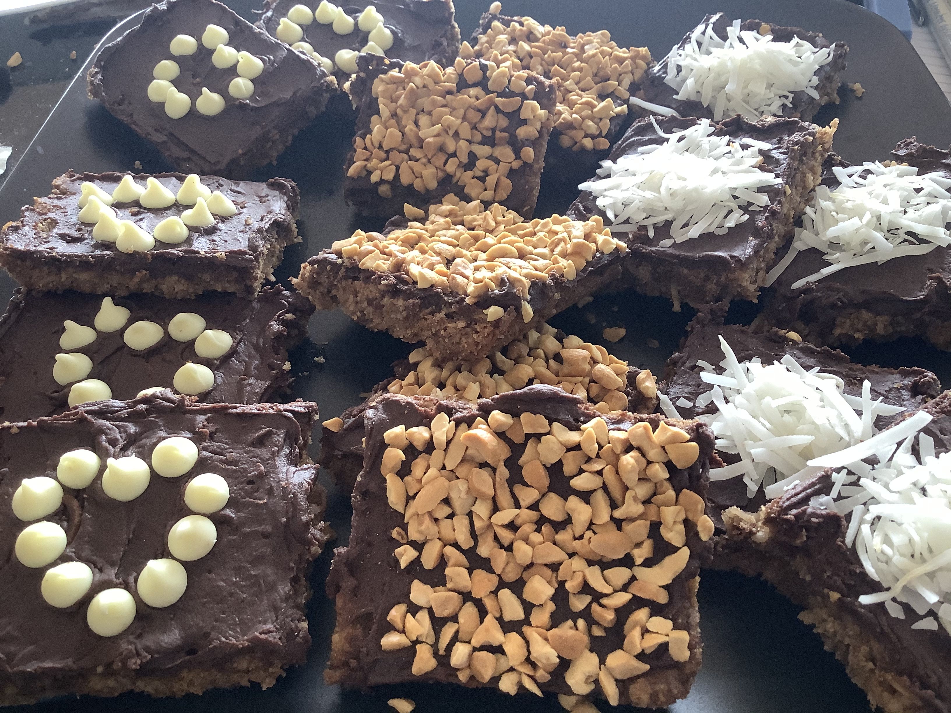 Chocolate coconut wholemeal slice...... | bunch