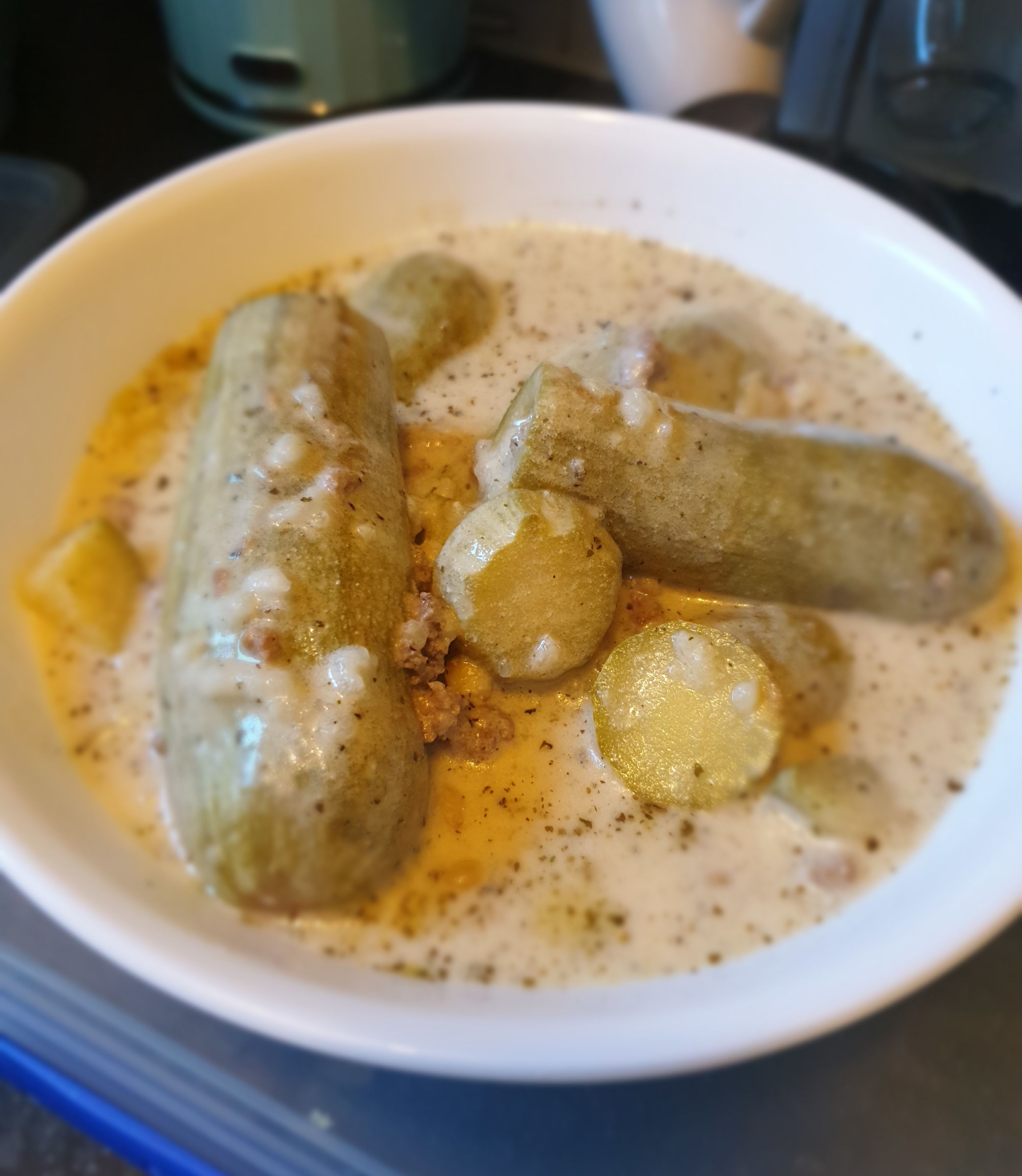 Kousa b laban (stuffed leb Zuchinni yogurt sauce) | bunch