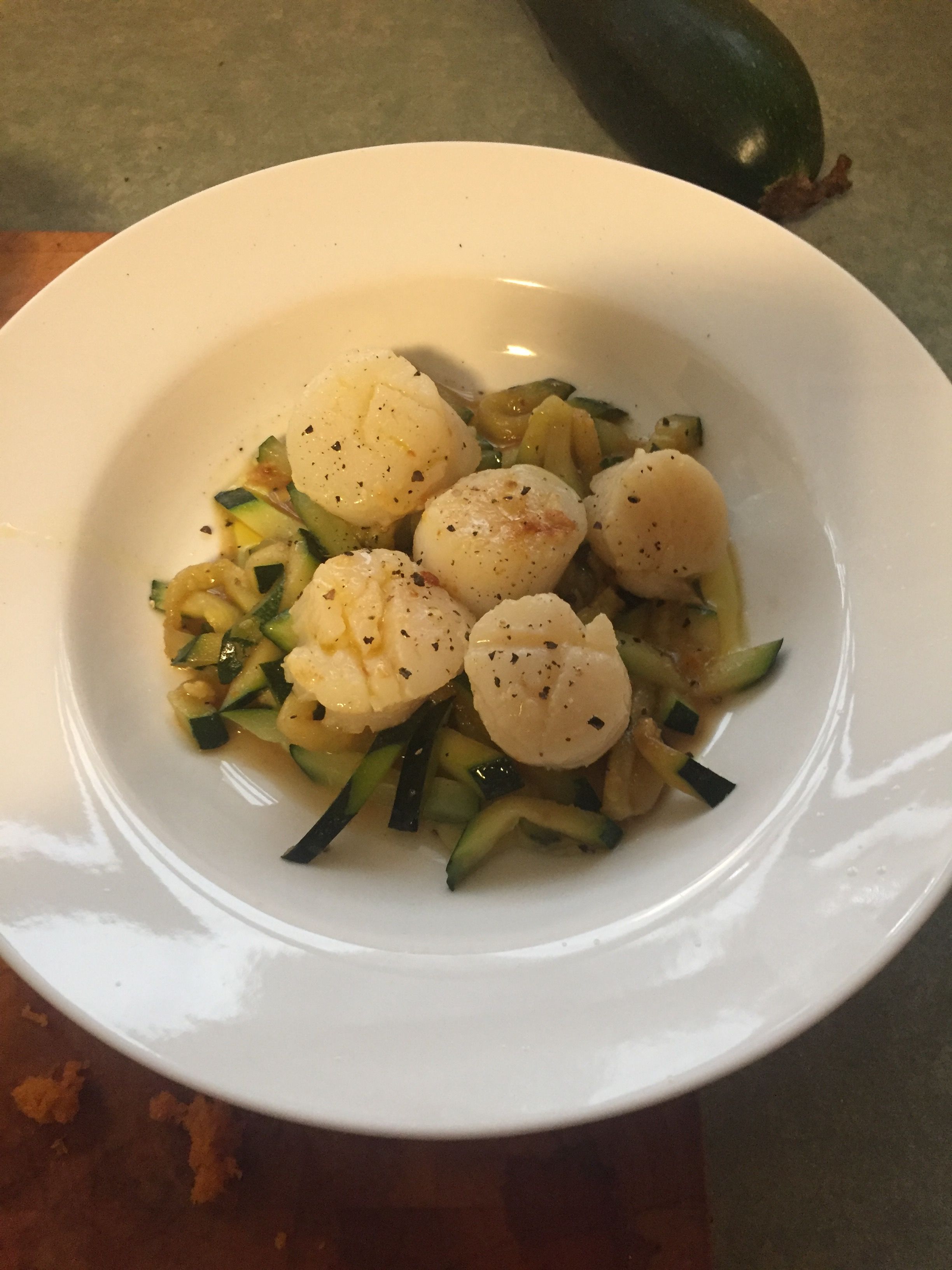Scallops with zucchini | bunch