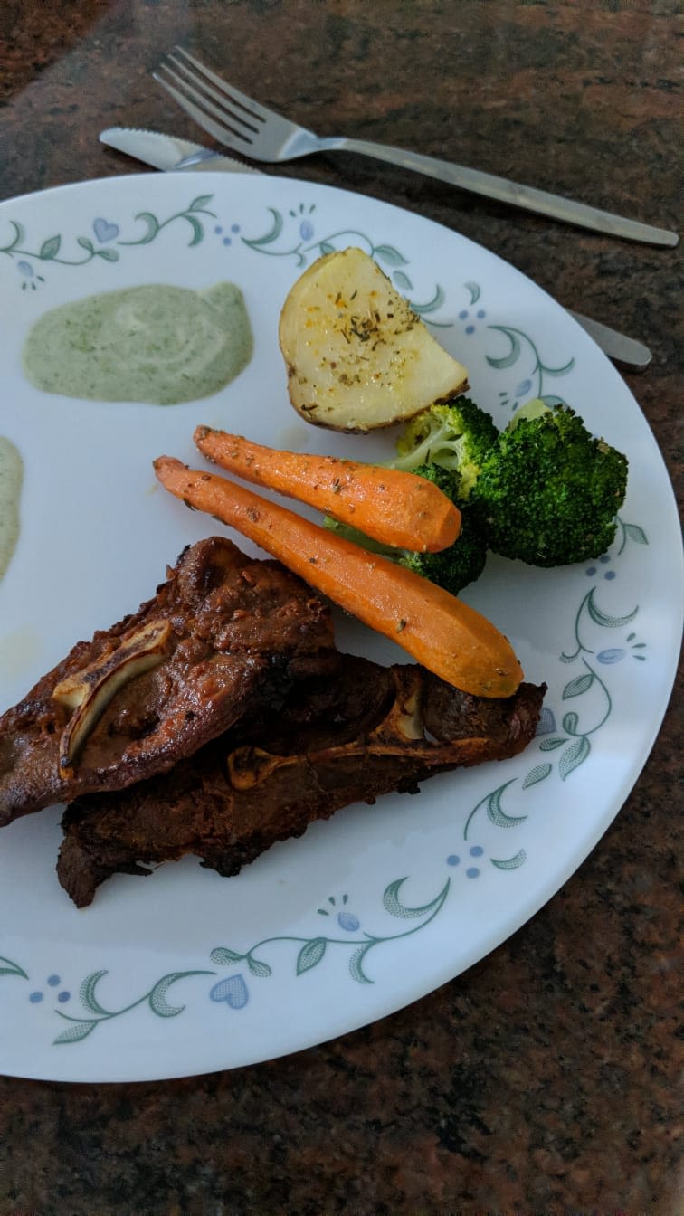 Grilled tandoori lamb | bunch