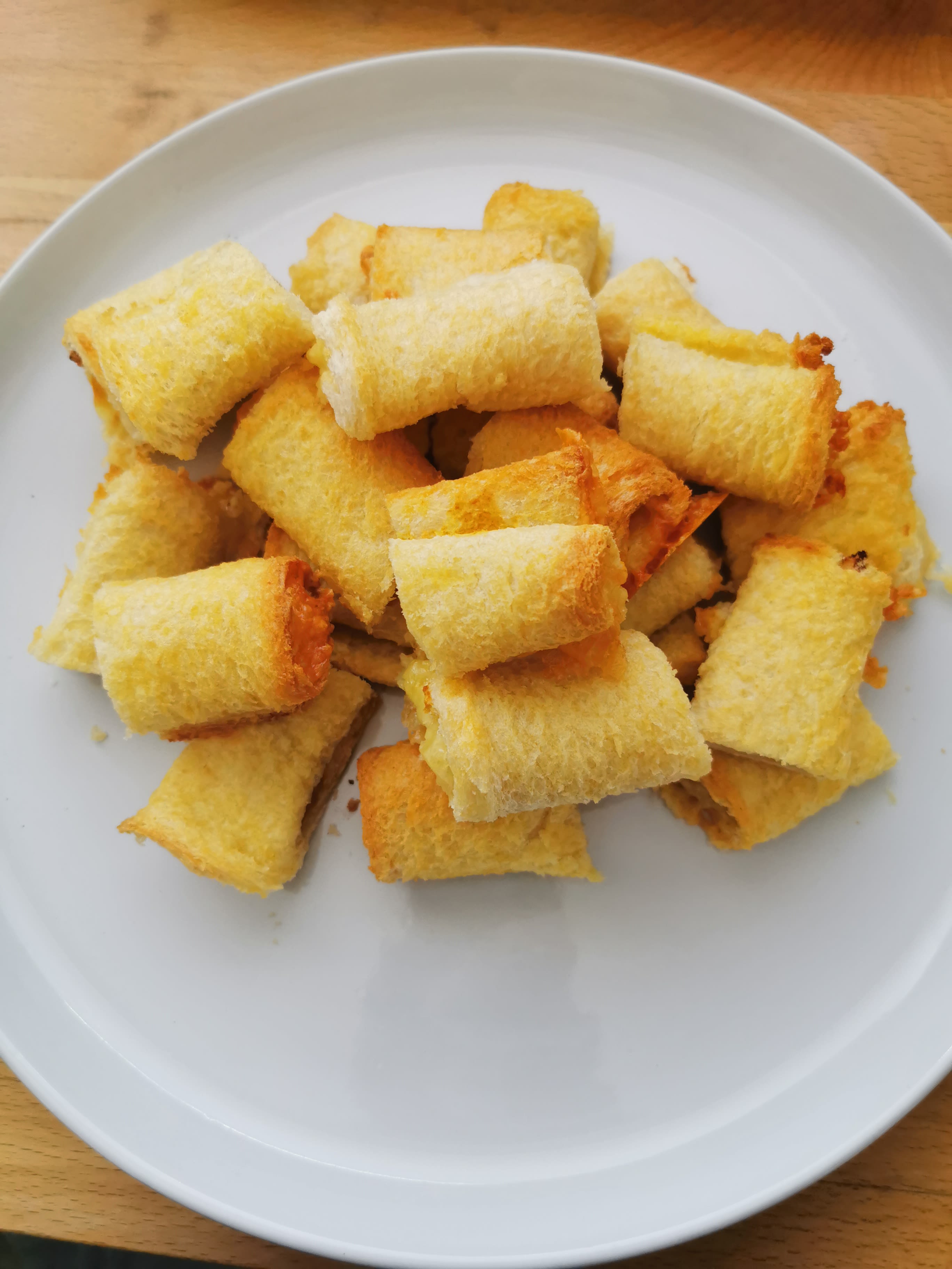 Cheese and mustard roll ups | bunch
