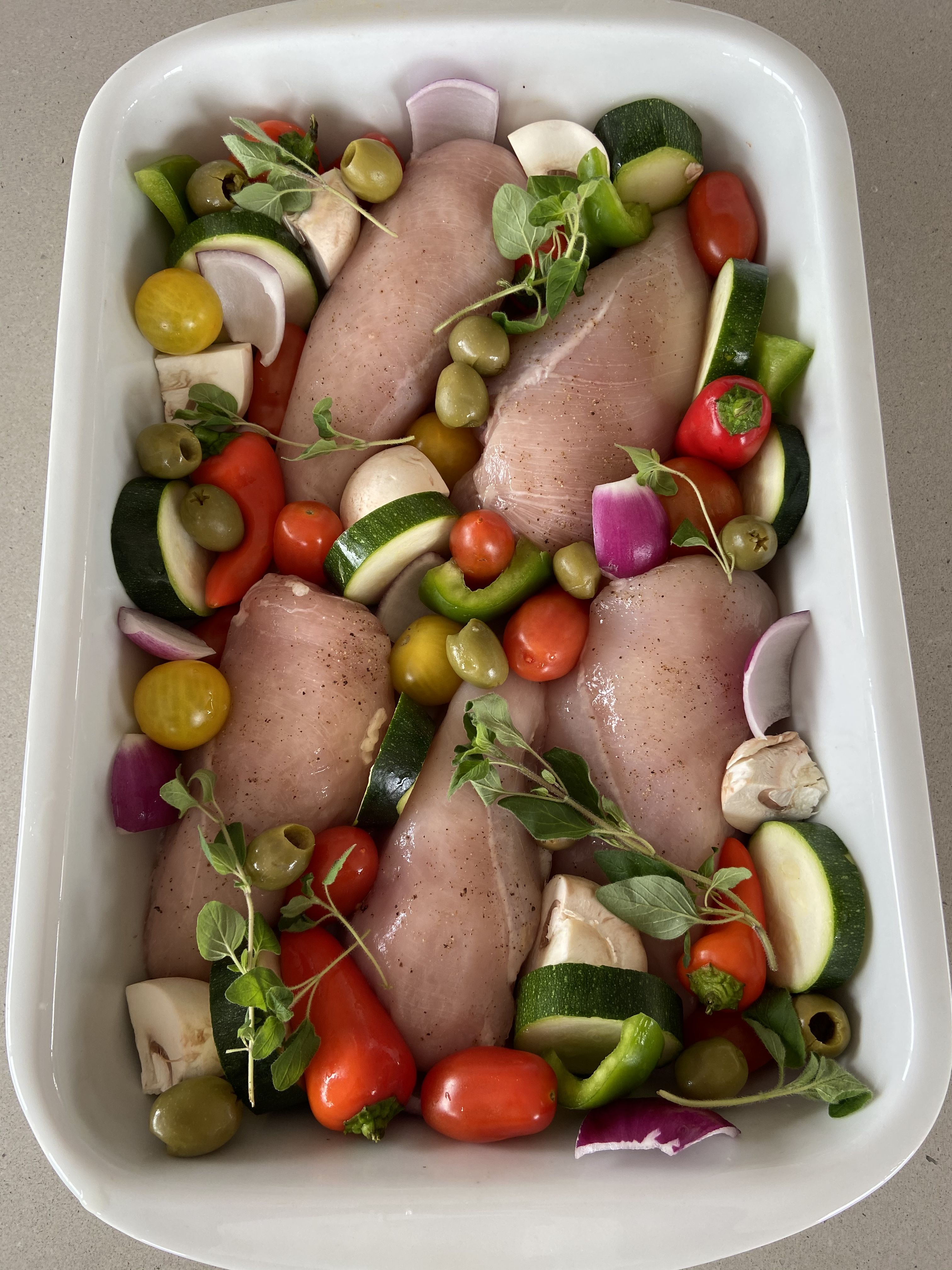 Chicken and Vegetable tray bake | bunch