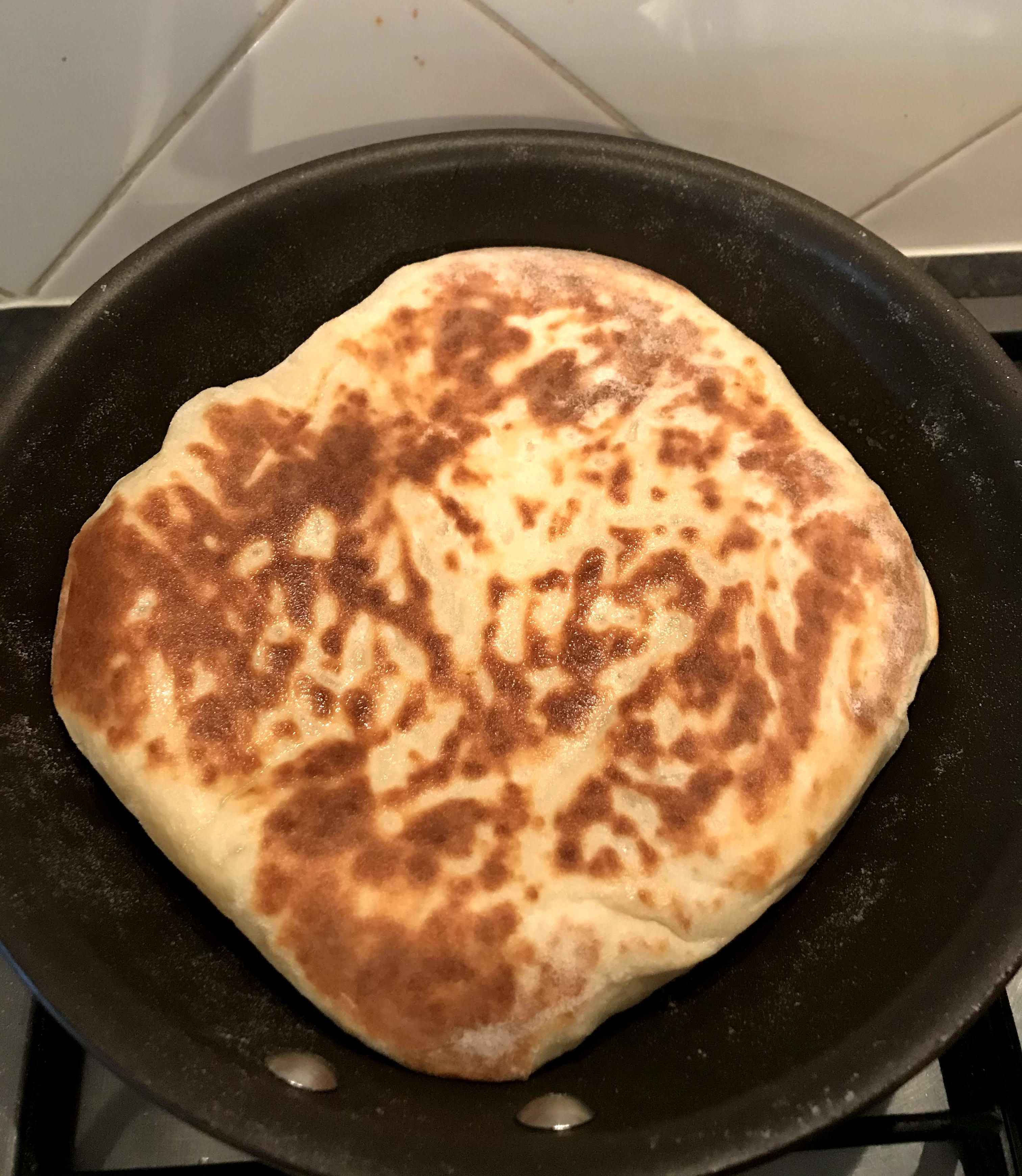 Cheese naan without yeast | bunch