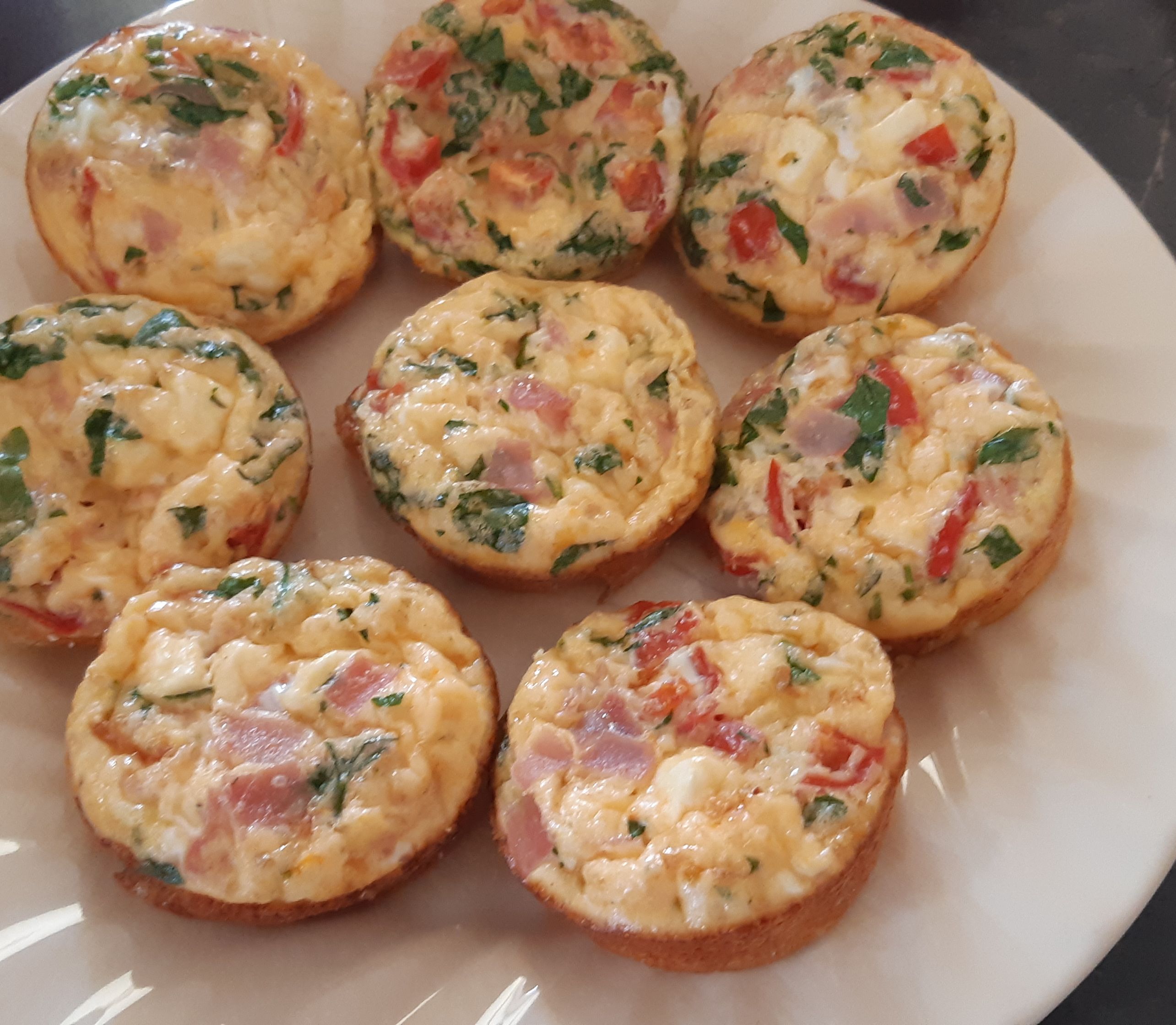 Mini baked frittatas | bunch