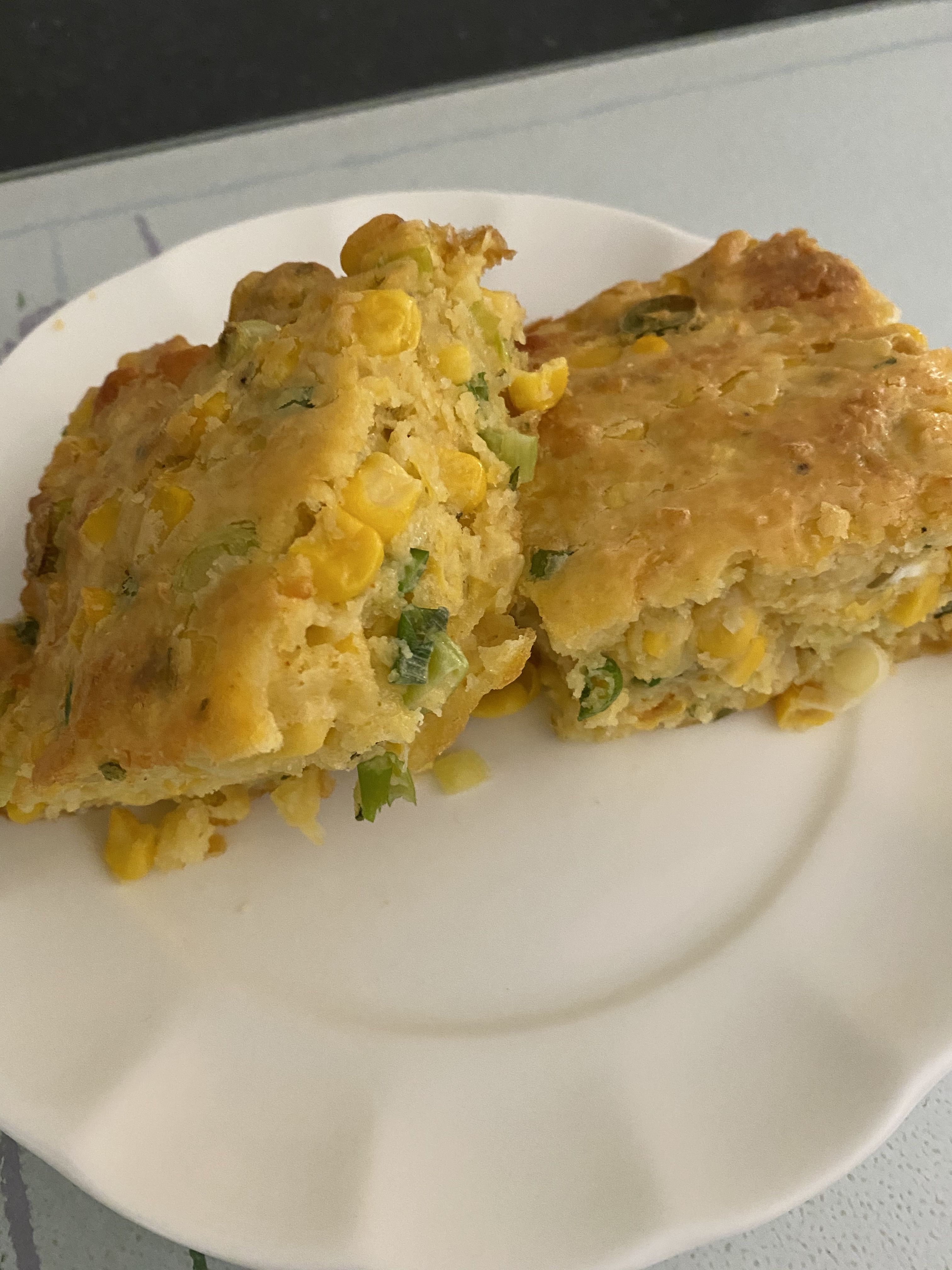 Corn and bacon slice | bunch