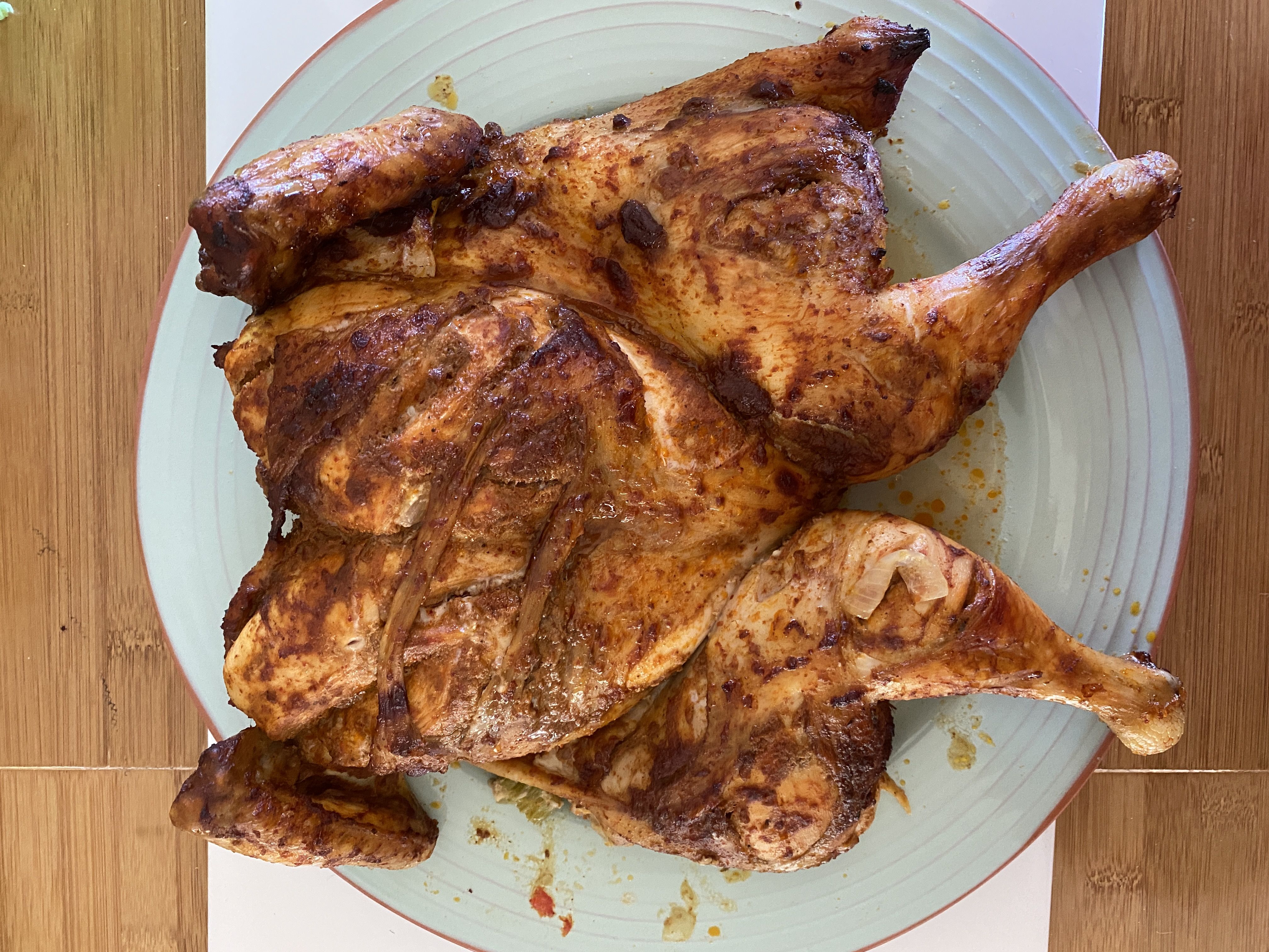 Spice rubbed roast chicken | bunch