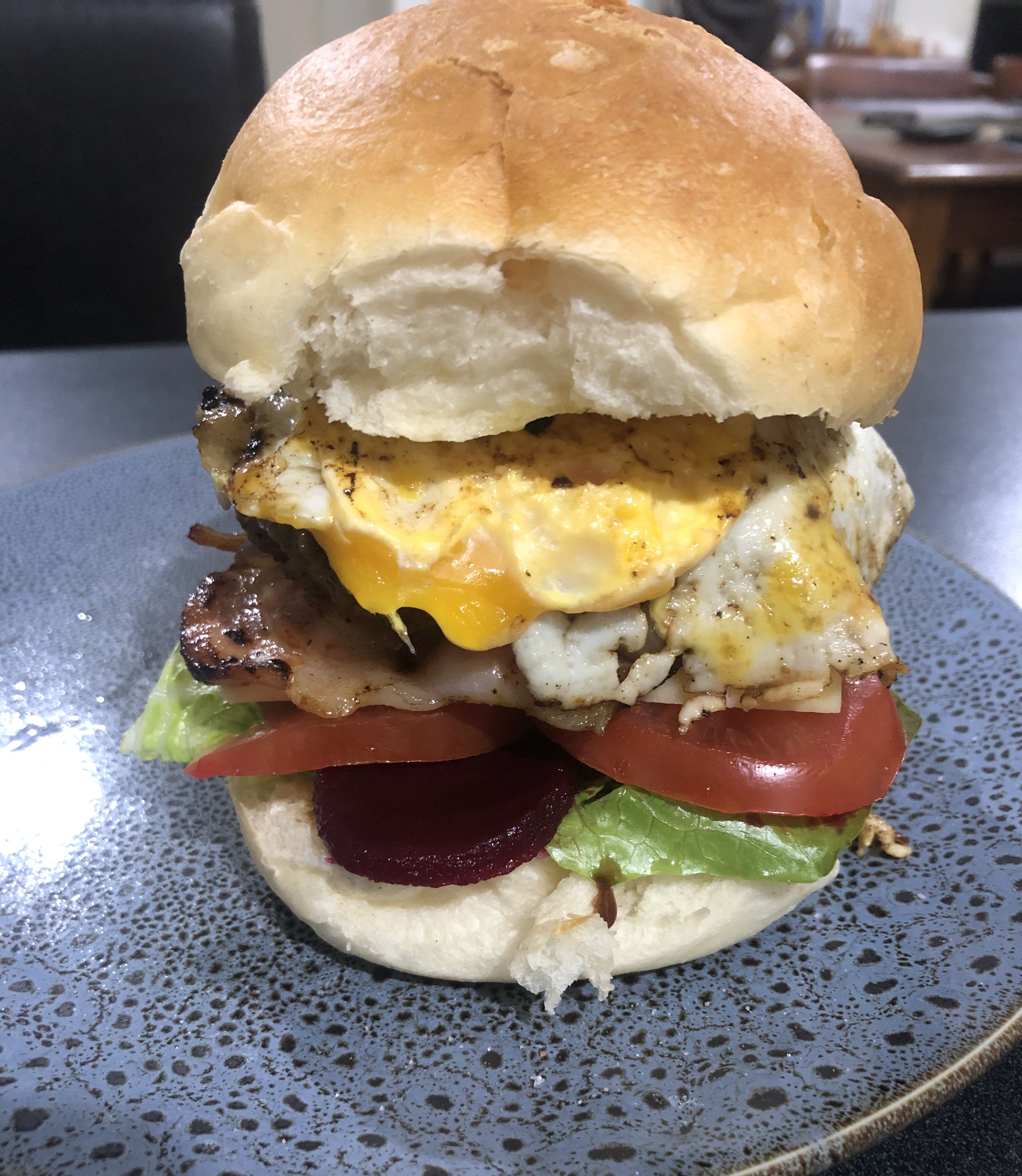 Beef Burgers with the Works! | bunch