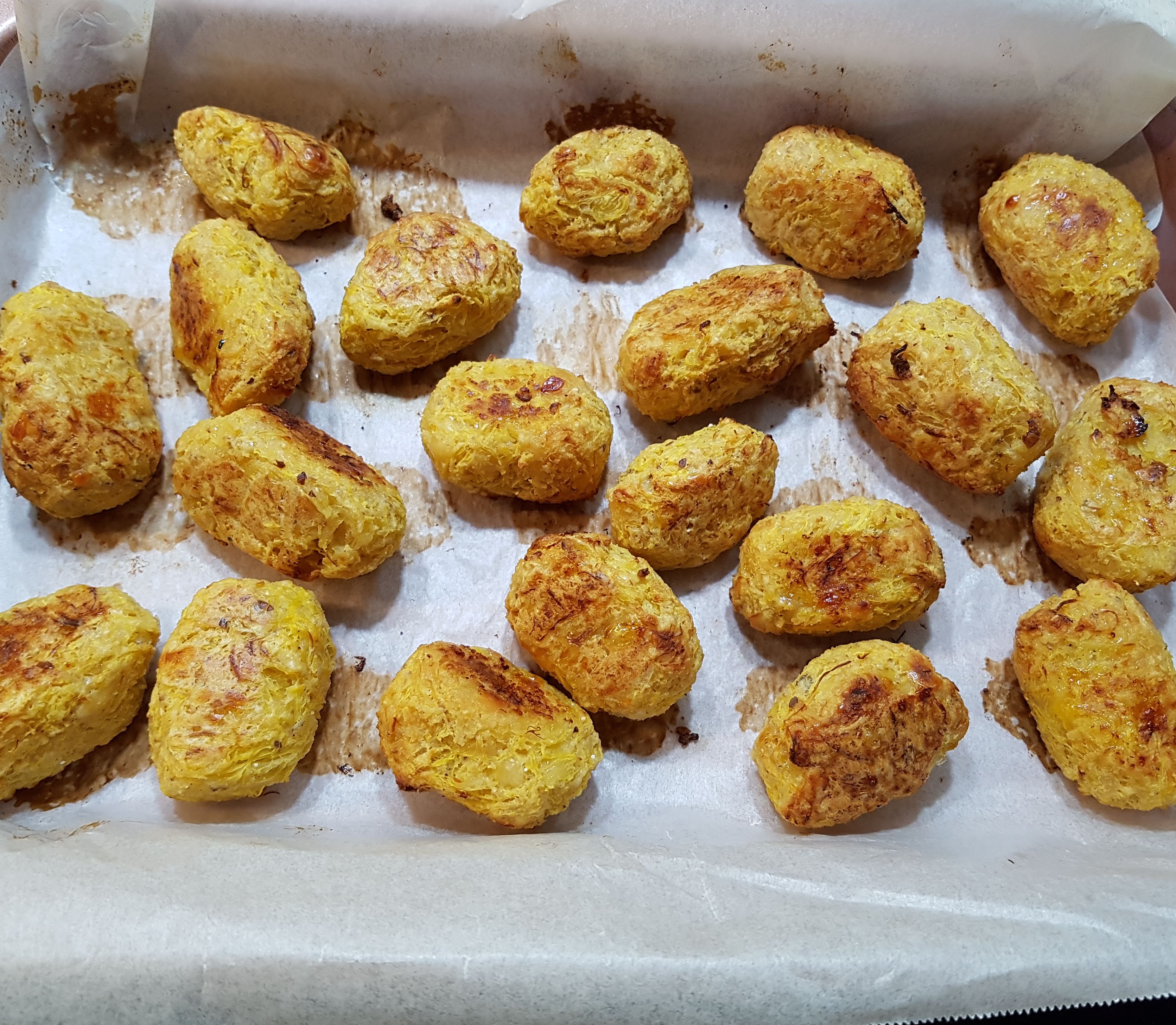 Spaghetti Squash Tots Bunch