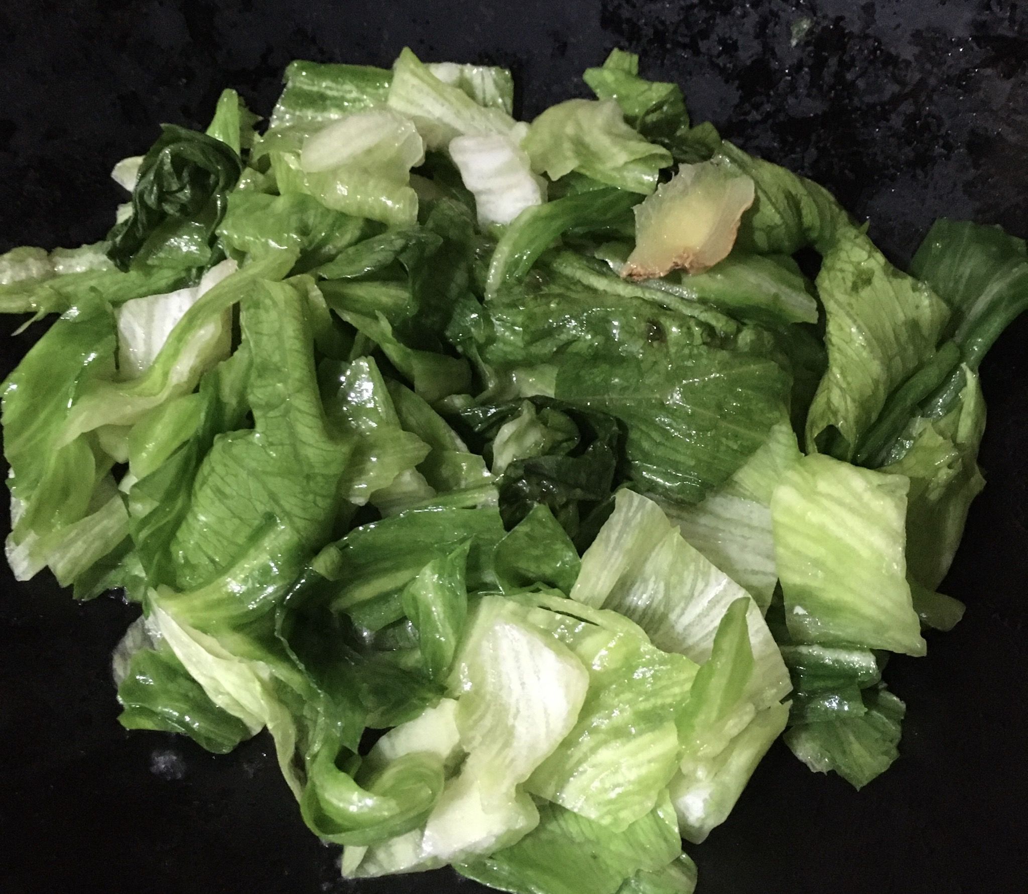 Lazy stir fry lettuce | bunch