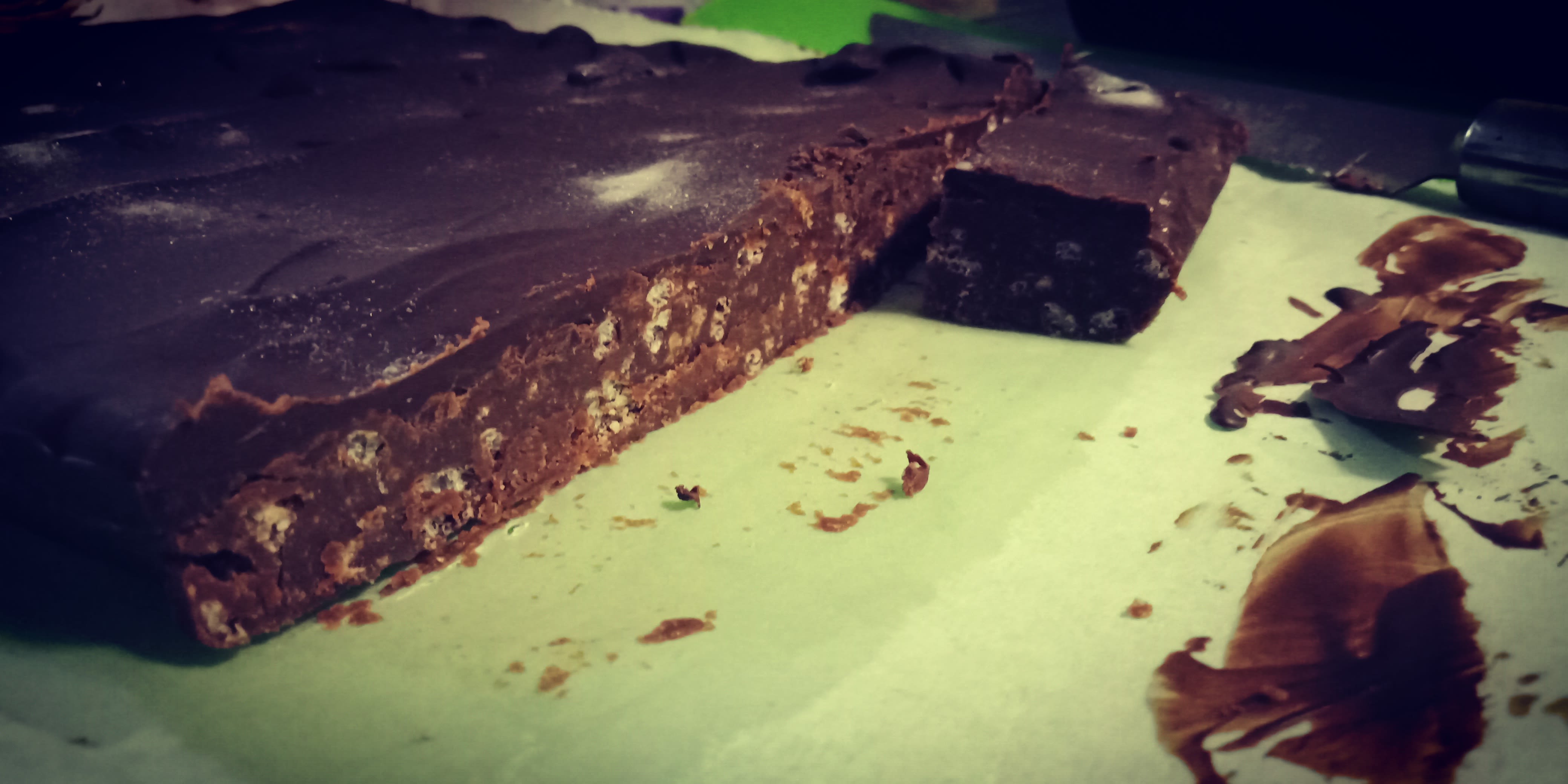 No Bake Gluten Free Dark Choc Peppermint Slice | bunch