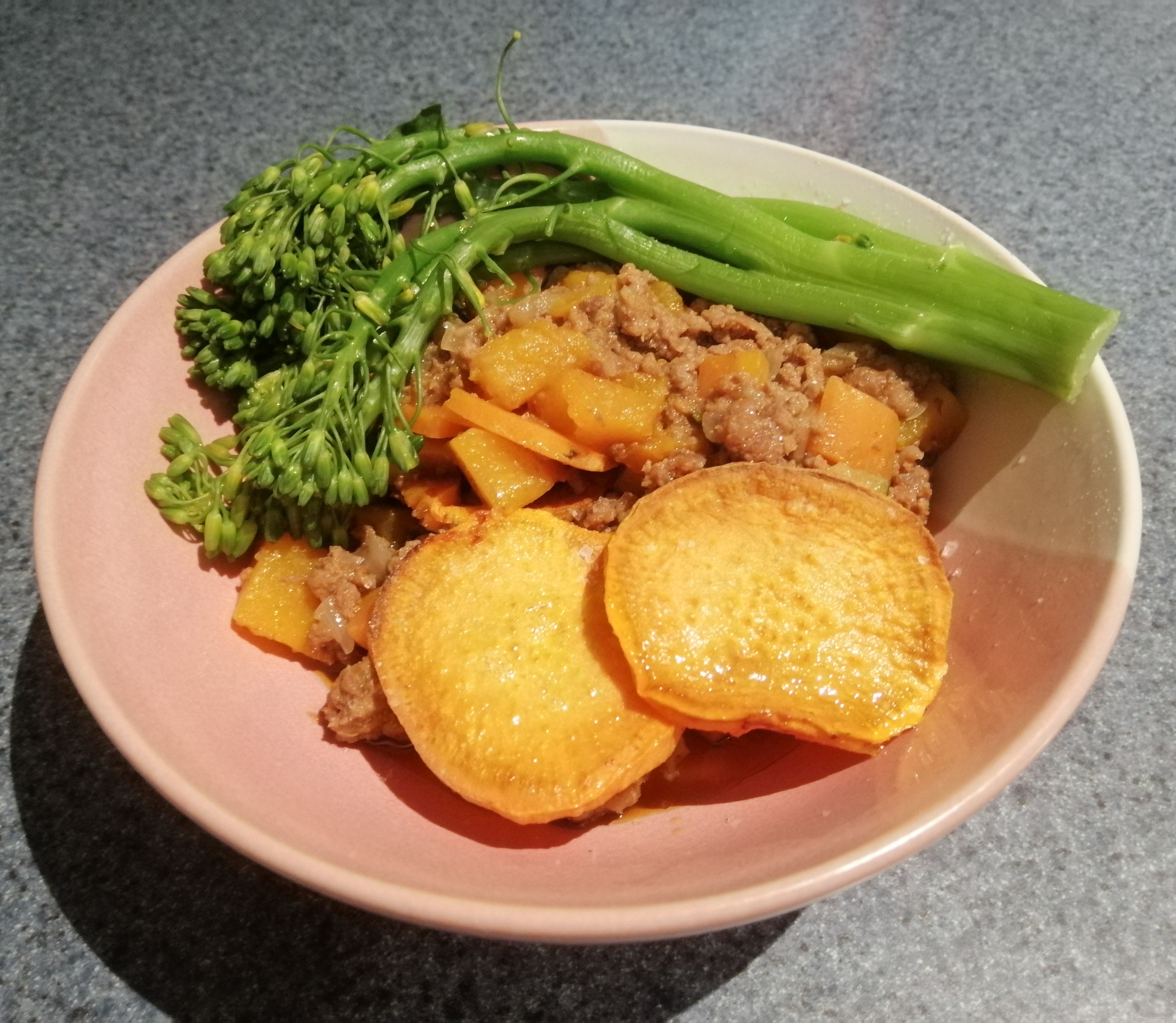 Savoury Mince and Vegetable Bowl | bunch