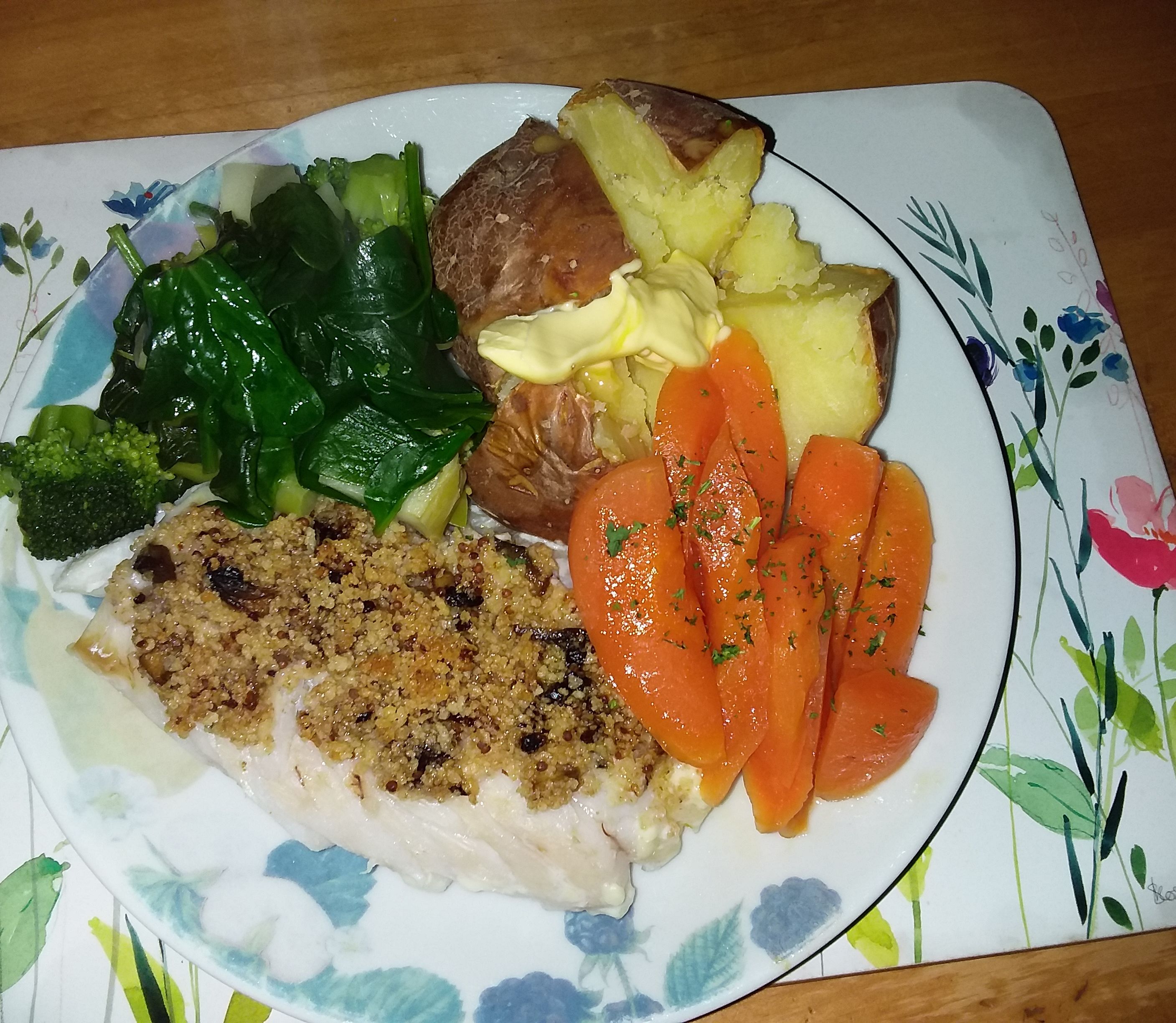 Herb crusted fish | bunch