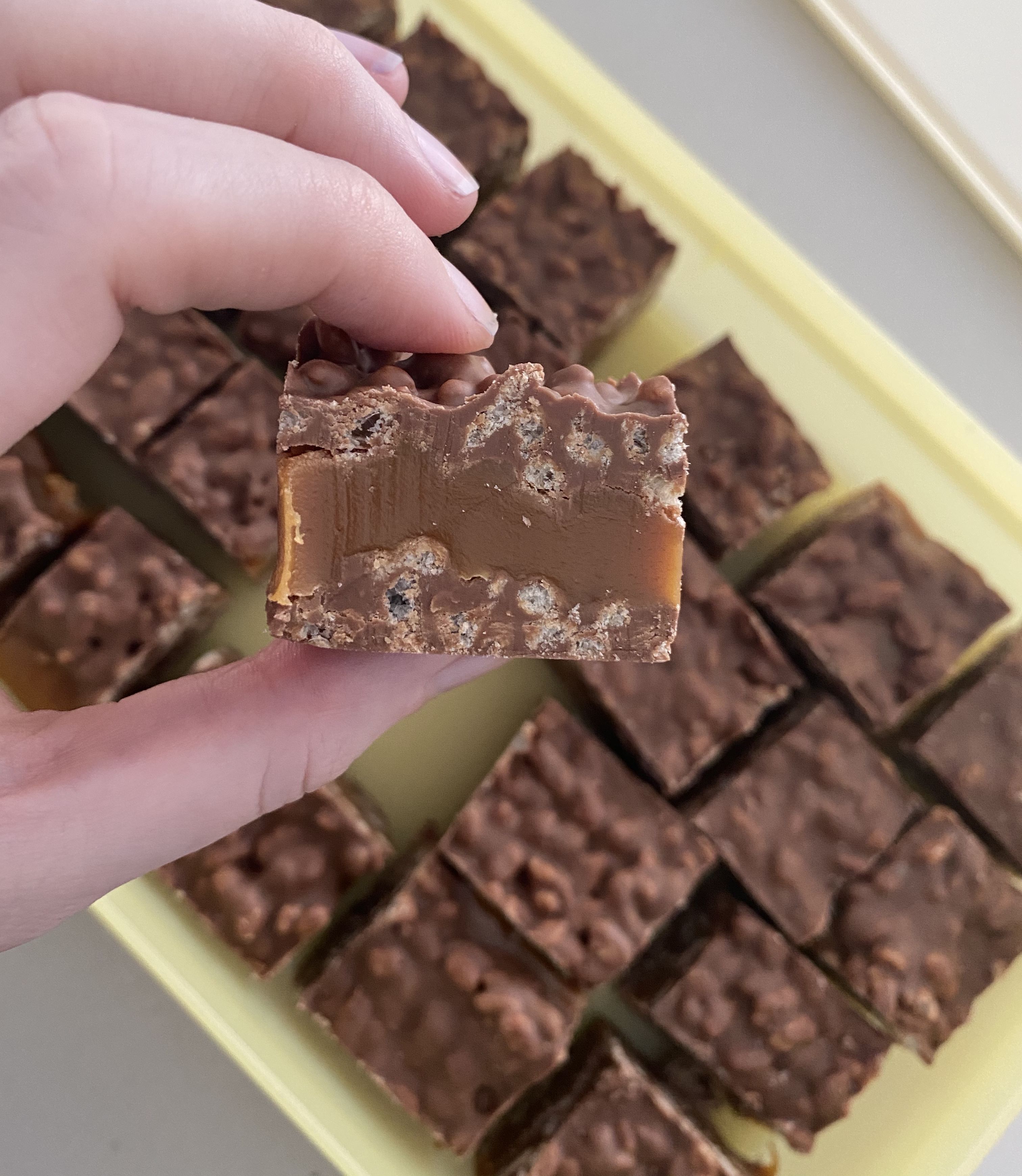 Chocolate & Caramel Slice | bunch