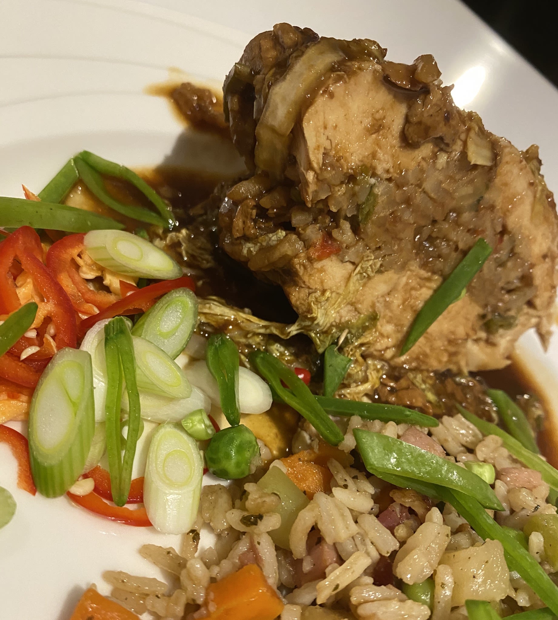 Stuffed Chicken Breast braised in Hoisin sauce | bunch