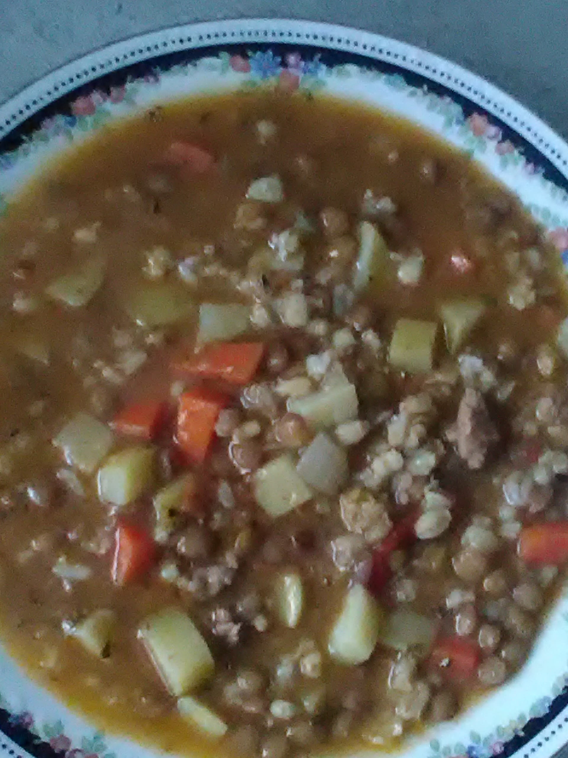Lamb & Lentil Barley Soup | bunch