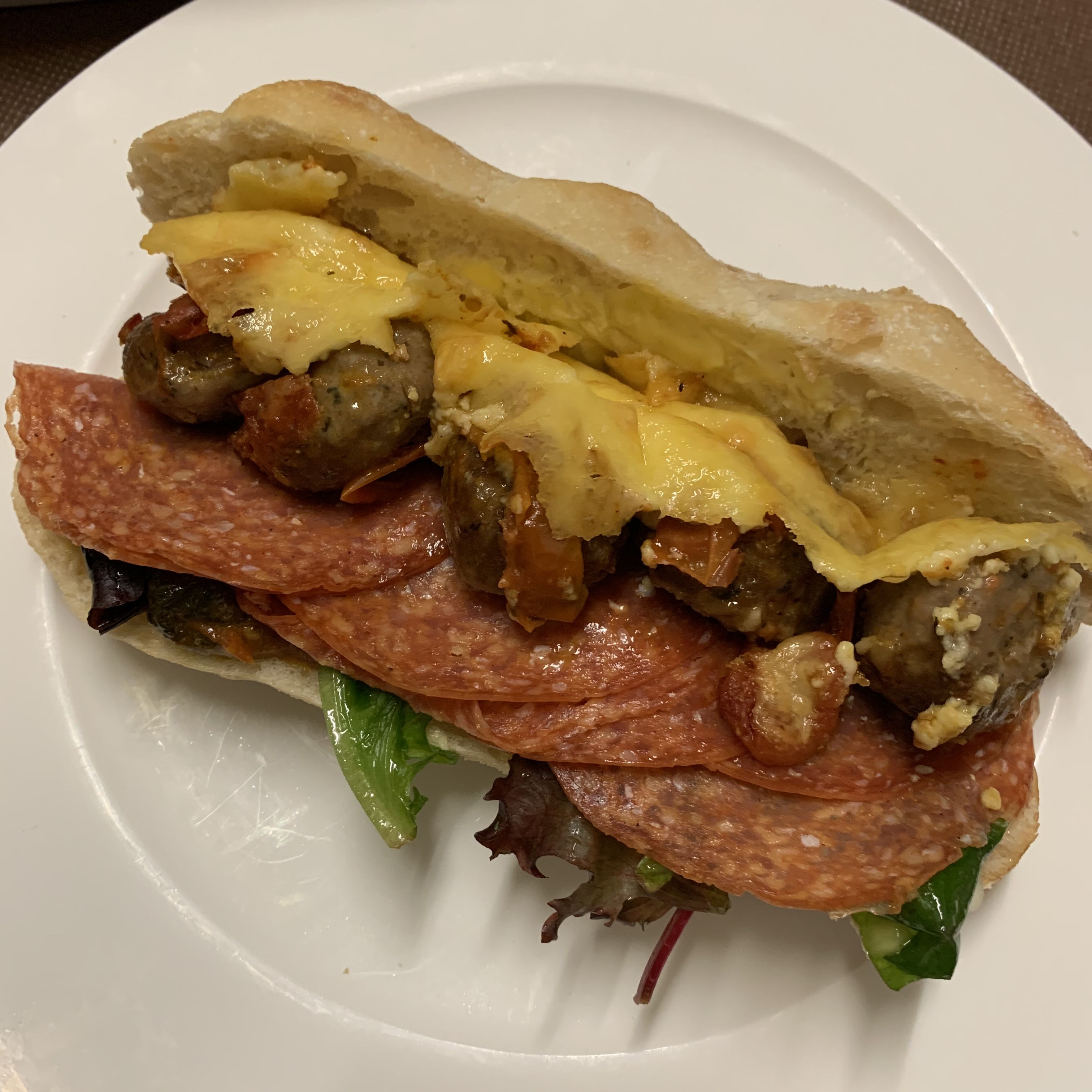 Meatball sub - pizza style | bunch